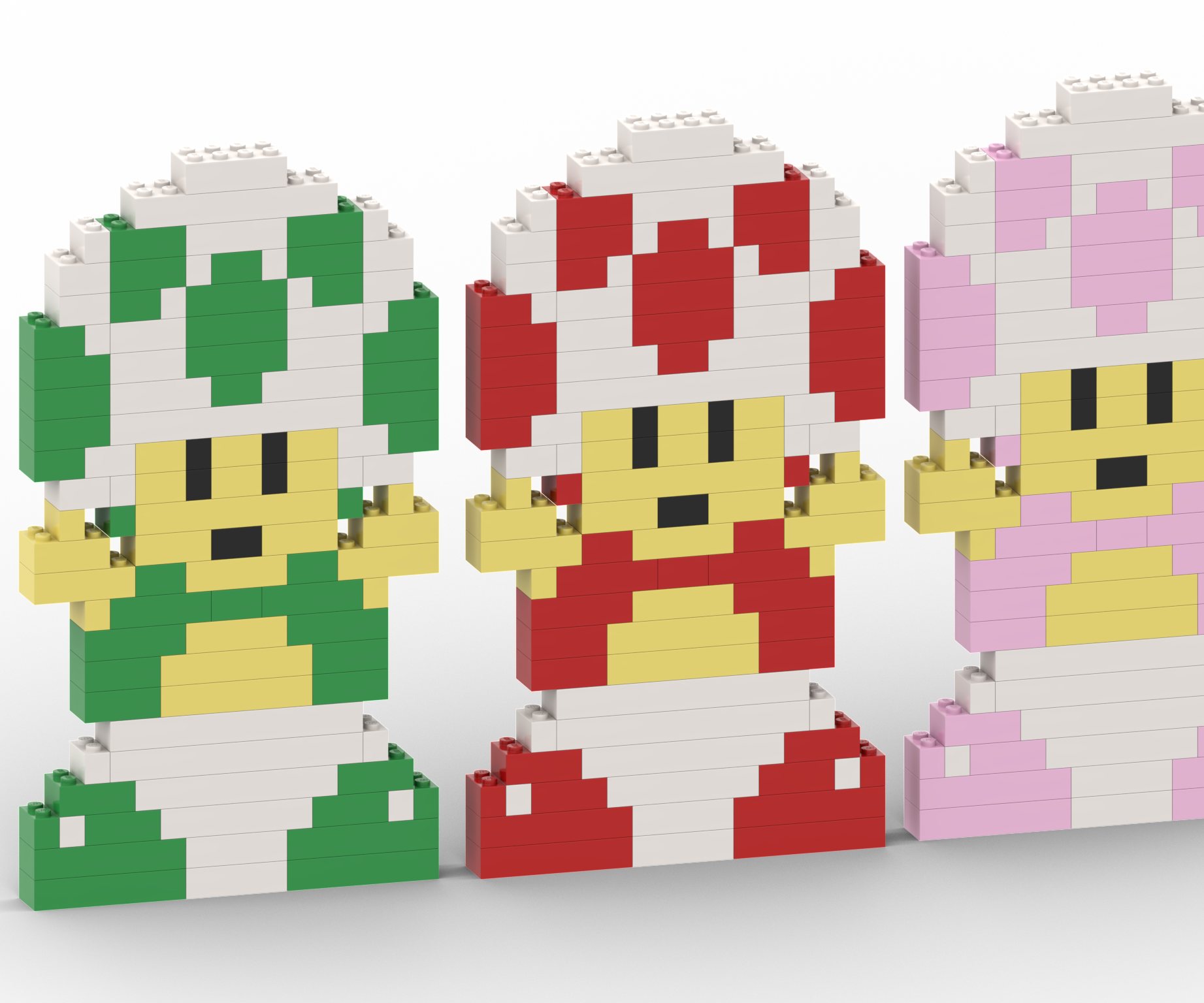 How to Make Toad From Super Mario With Lego Bricks : 23 Steps ...