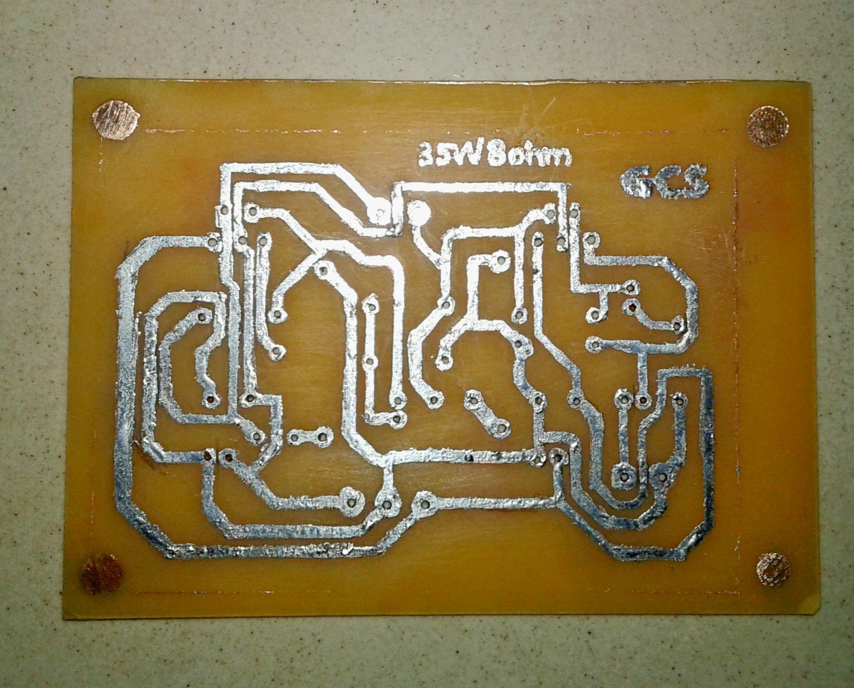PCB Design of 35W-8ohm Amplifier Using Bridged TDA2030 - Instructables