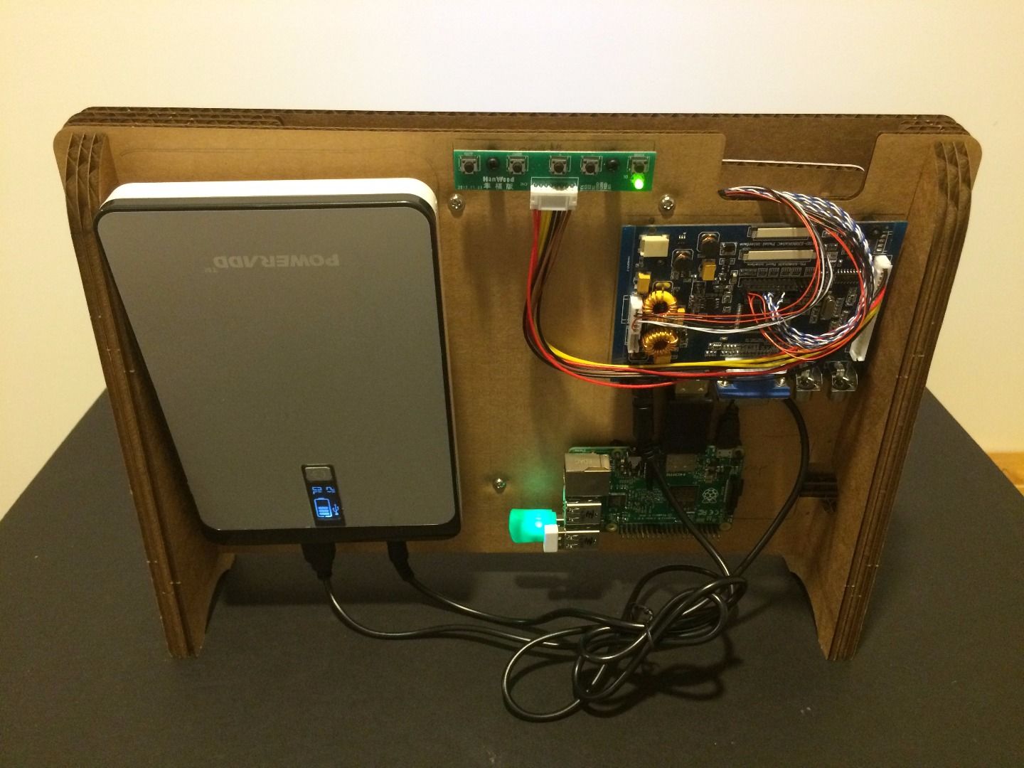 Battery Operated Cardboard HDMI Retro TV Stand for Your Raspberry Pi ...