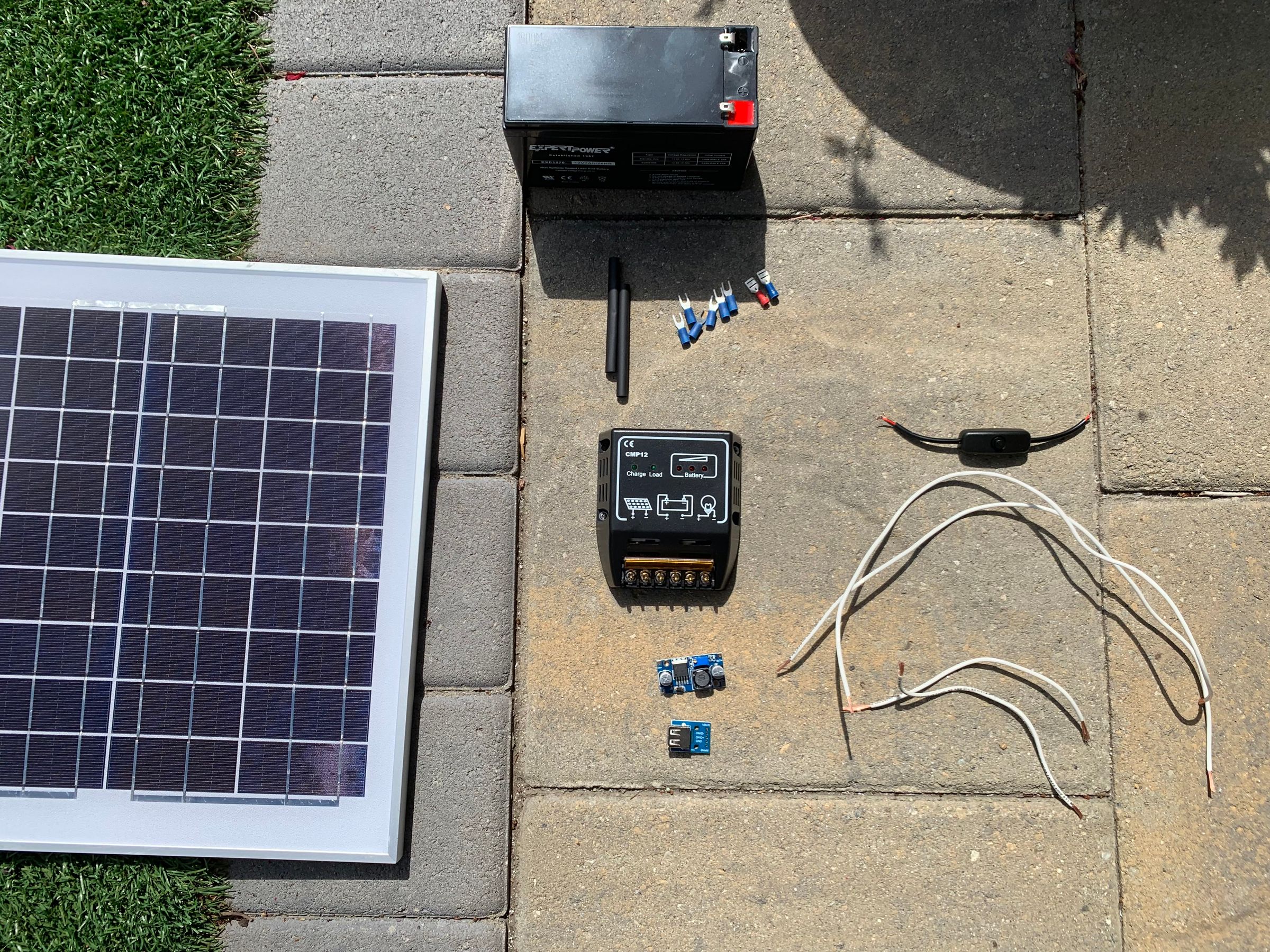 Standalone Solar-to-USB With Battery : 4 Steps - Instructables