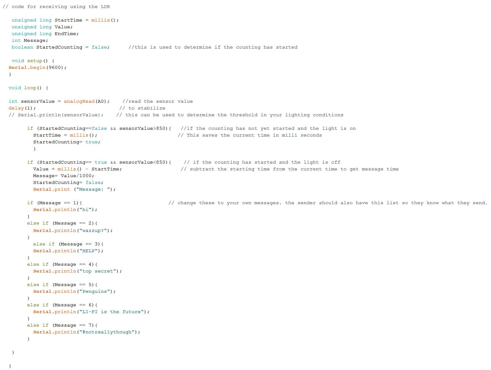 Li-Fi Build Your Own Safe Wireless Communication Network With Arduino ...