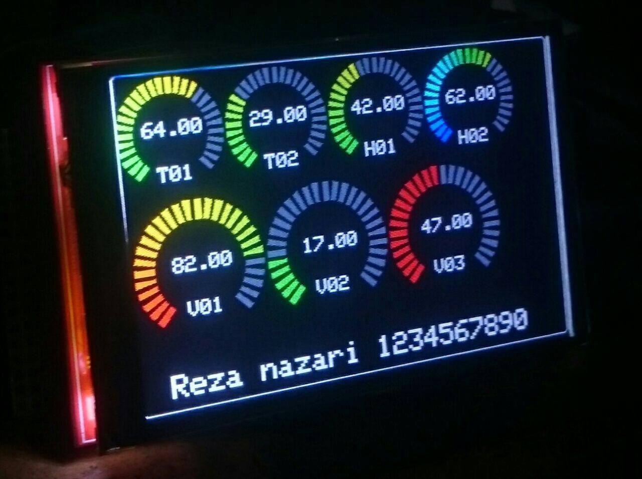 Arduino Analogue 'ring' Meter on Colour TFT Display : 4 Steps ...