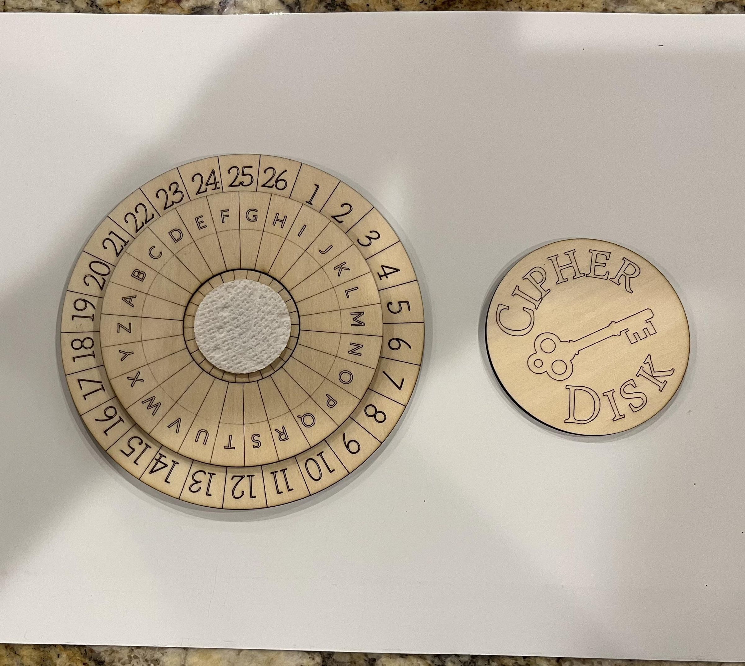 Cipher Disk Decoder for Escape Rooms : 6 Steps - Instructables
