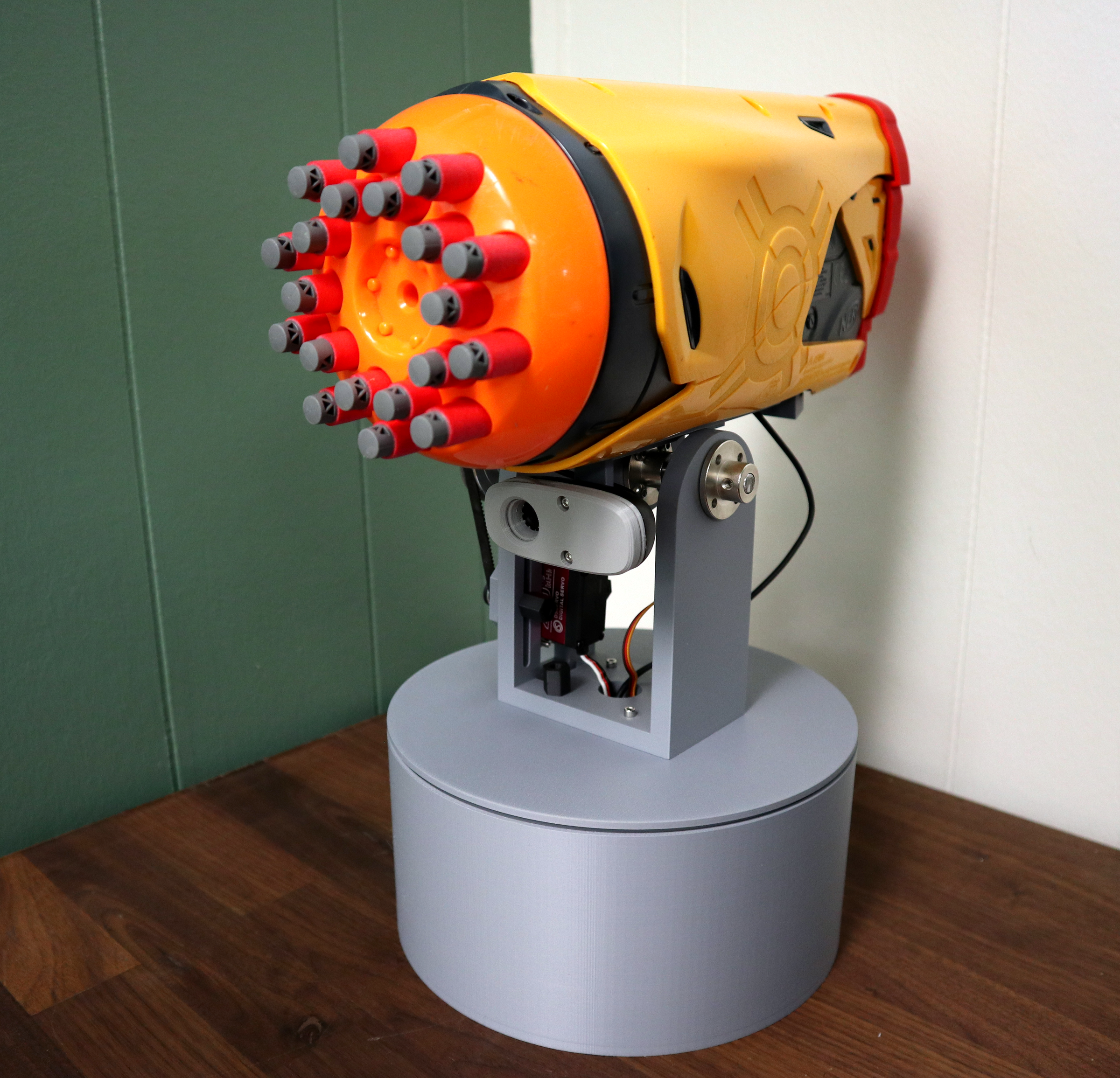 The SwarmTurret: Wifi Controlled Foam Dart Turret : 18 Steps (with ...