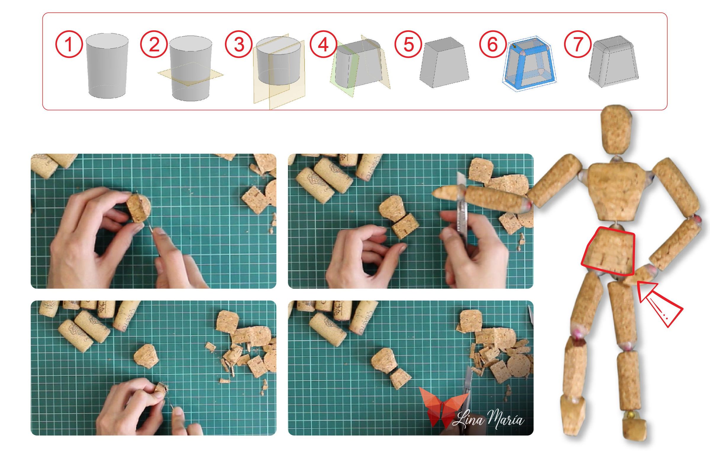 An Ergoman Made Out of Corks : 9 Steps (with Pictures) - Instructables