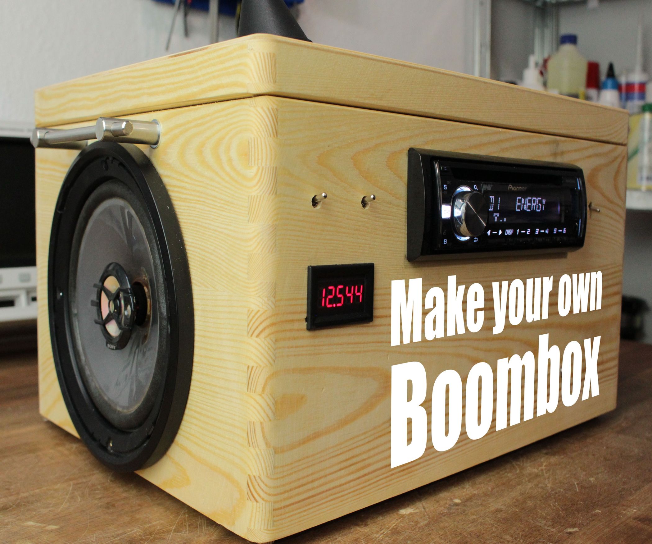 Make Your Own Boombox : 5 Steps (with Pictures) - Instructables