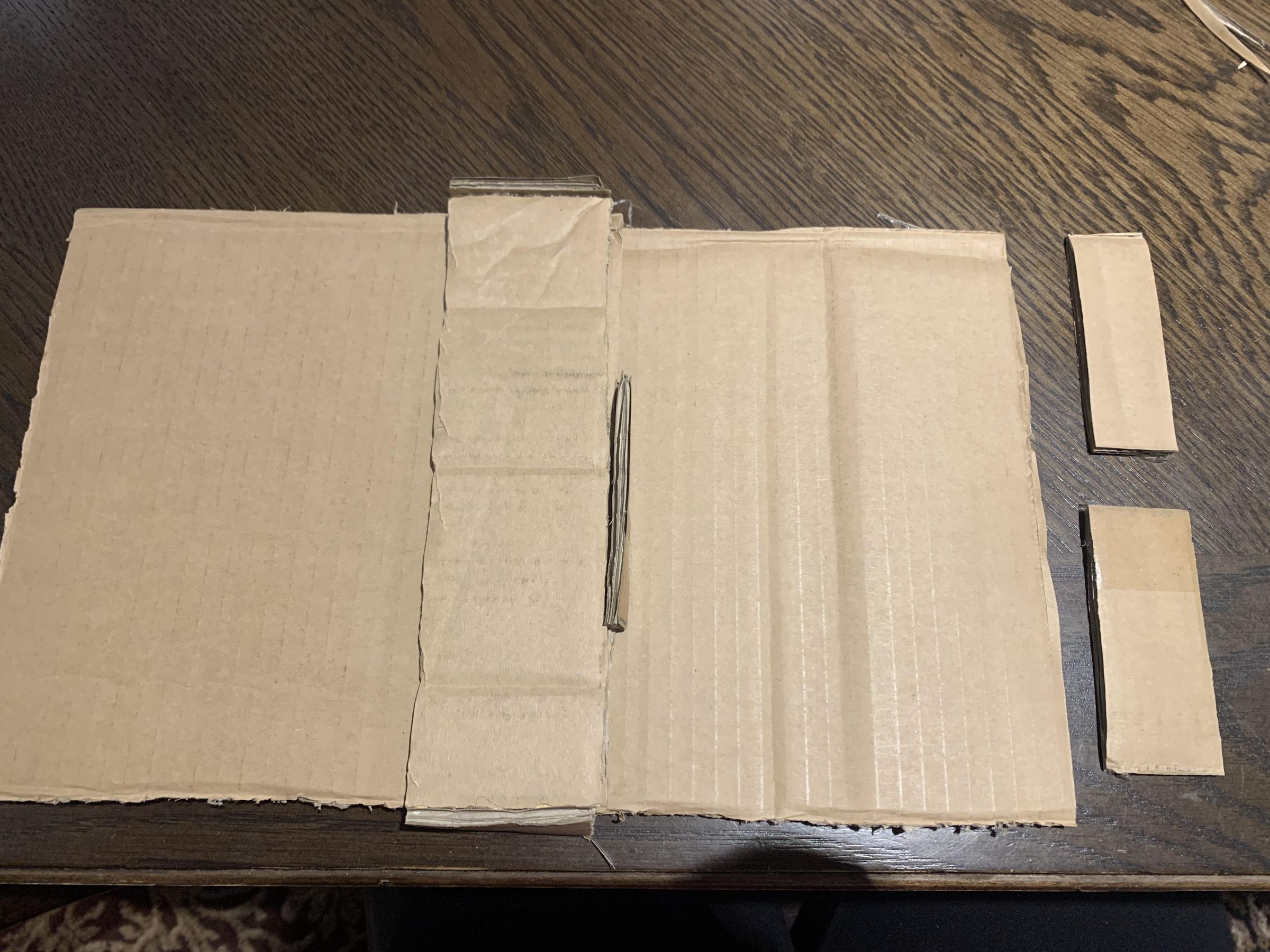 Old Cardboard Boxes to Adjustable Table! : 5 Steps - Instructables