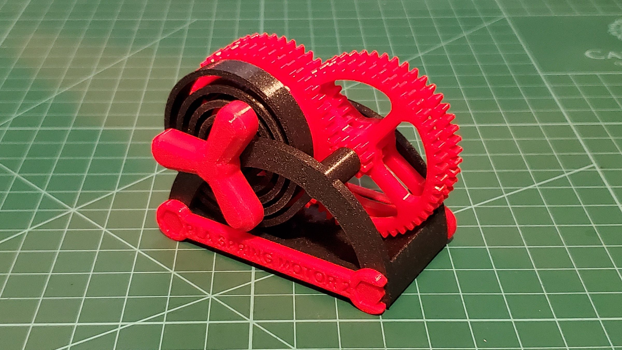 PLA Spring Motor Demonstrator 2 : 3 Steps (with Pictures) - Instructables