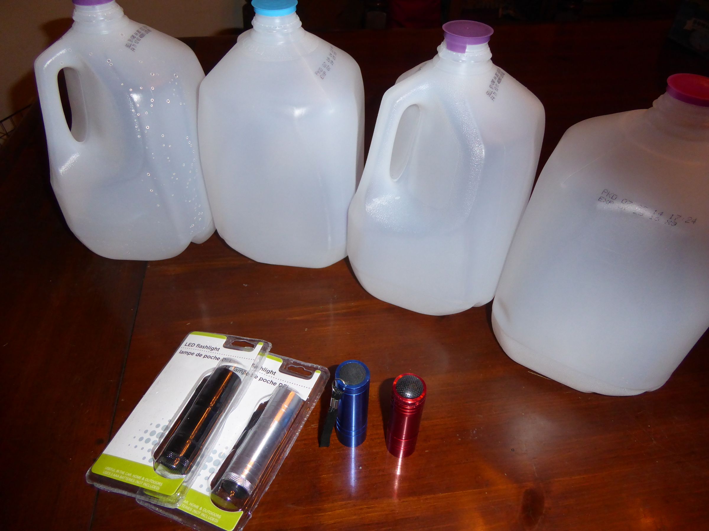 Light My No-Fire, Water Jug Party and Camping Lights : 5 Steps (with ...