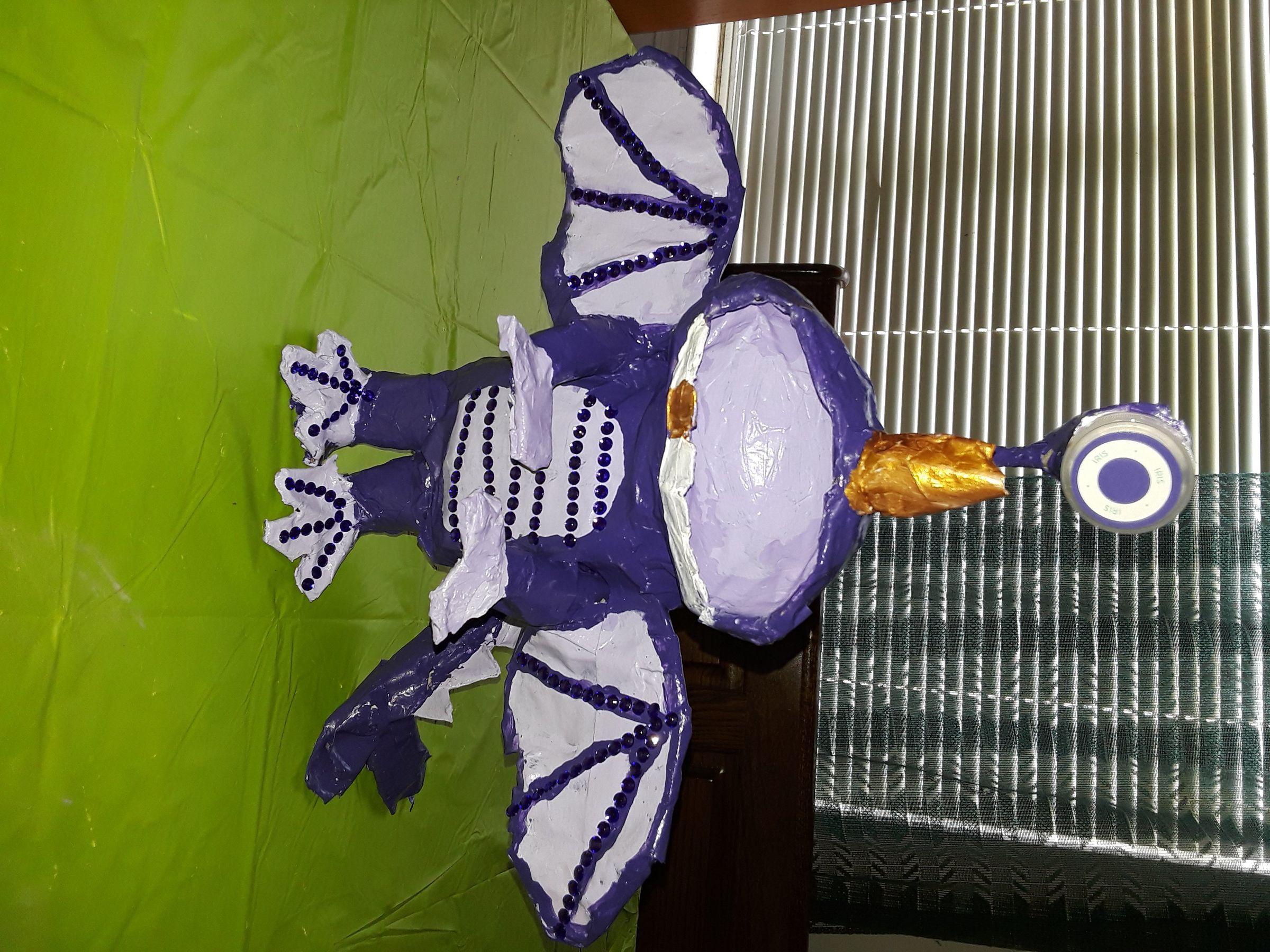 One Eyed, One Horned, Flying Purple People-Eater, in Paper Mache ...