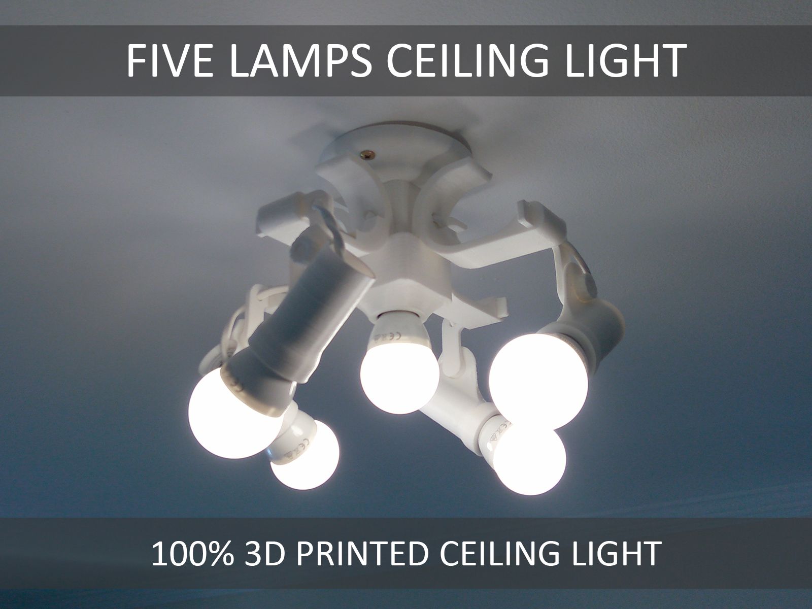 5 Lamp Ceiling Light : 11 Steps (with Pictures) - Instructables