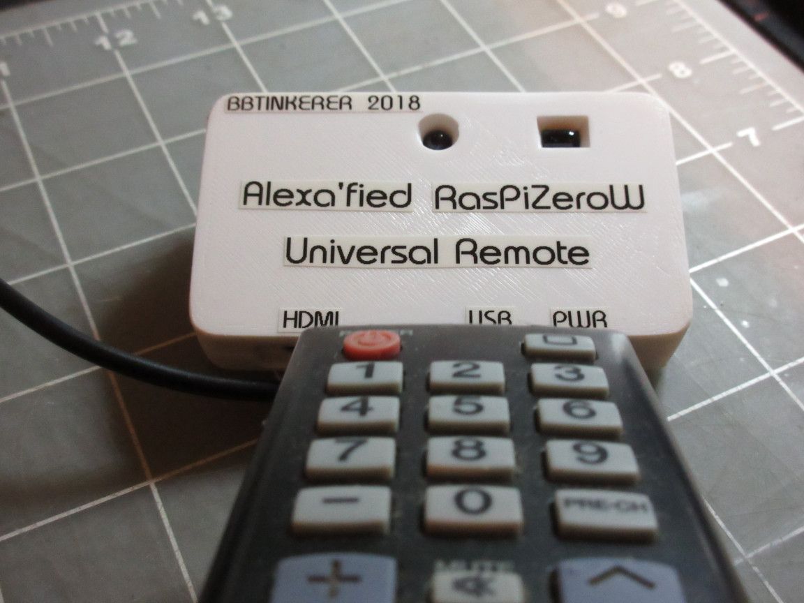 Alexa LIRC Entertainment Remote : 60 Steps (with Pictures) - Instructables