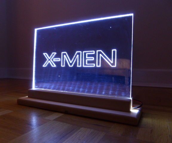 XMEN LED EDGE LIT MIRROR SIGN : 8 Steps (with Pictures) - Instructables