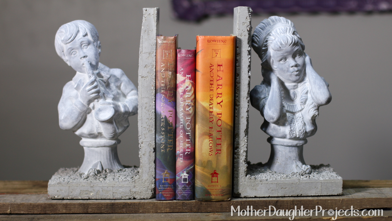 How to Make Concrete Bookends : 5 Steps (with Pictures) - Instructables