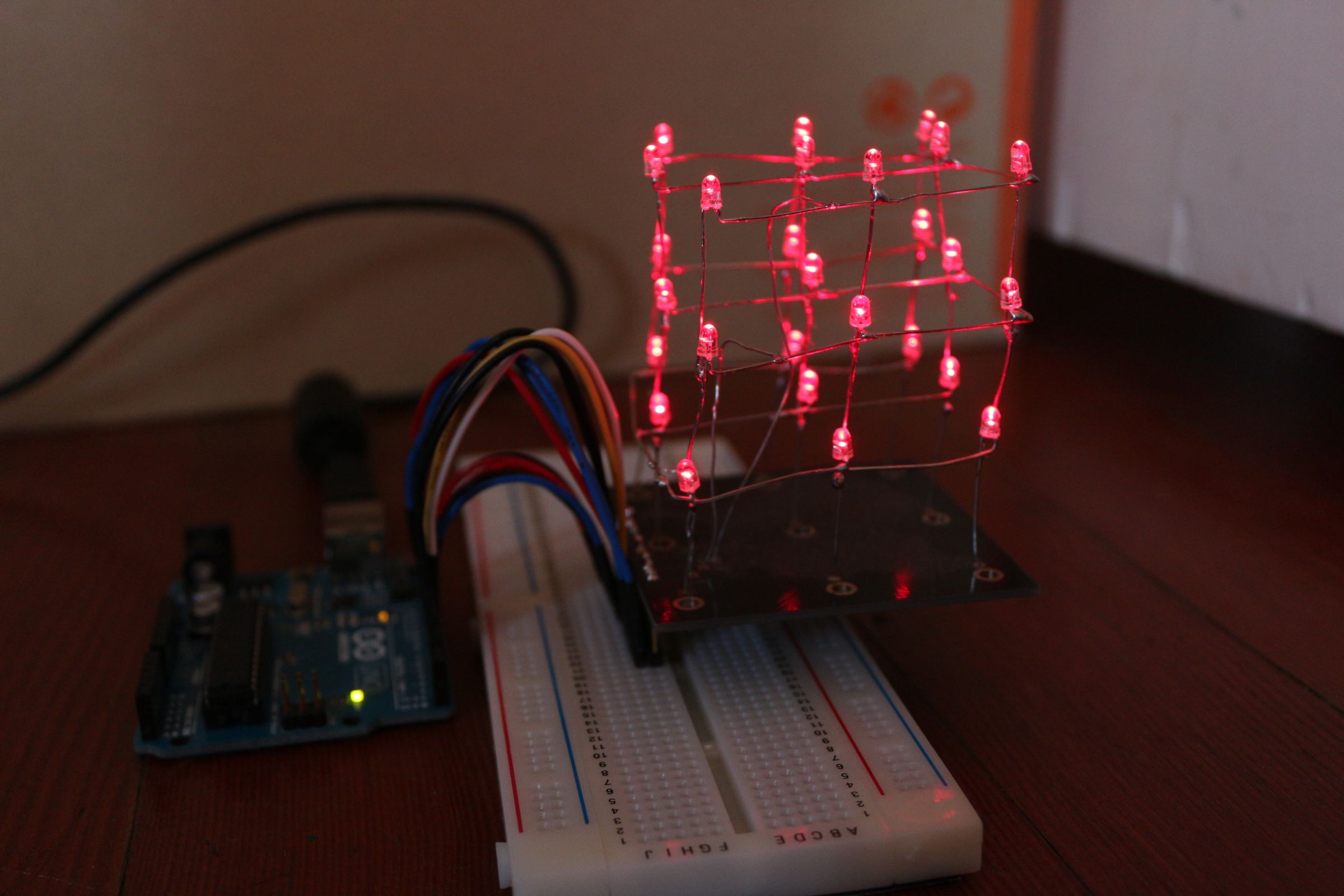 3 X 3 X 3 LED Cube : 3 Steps - Instructables