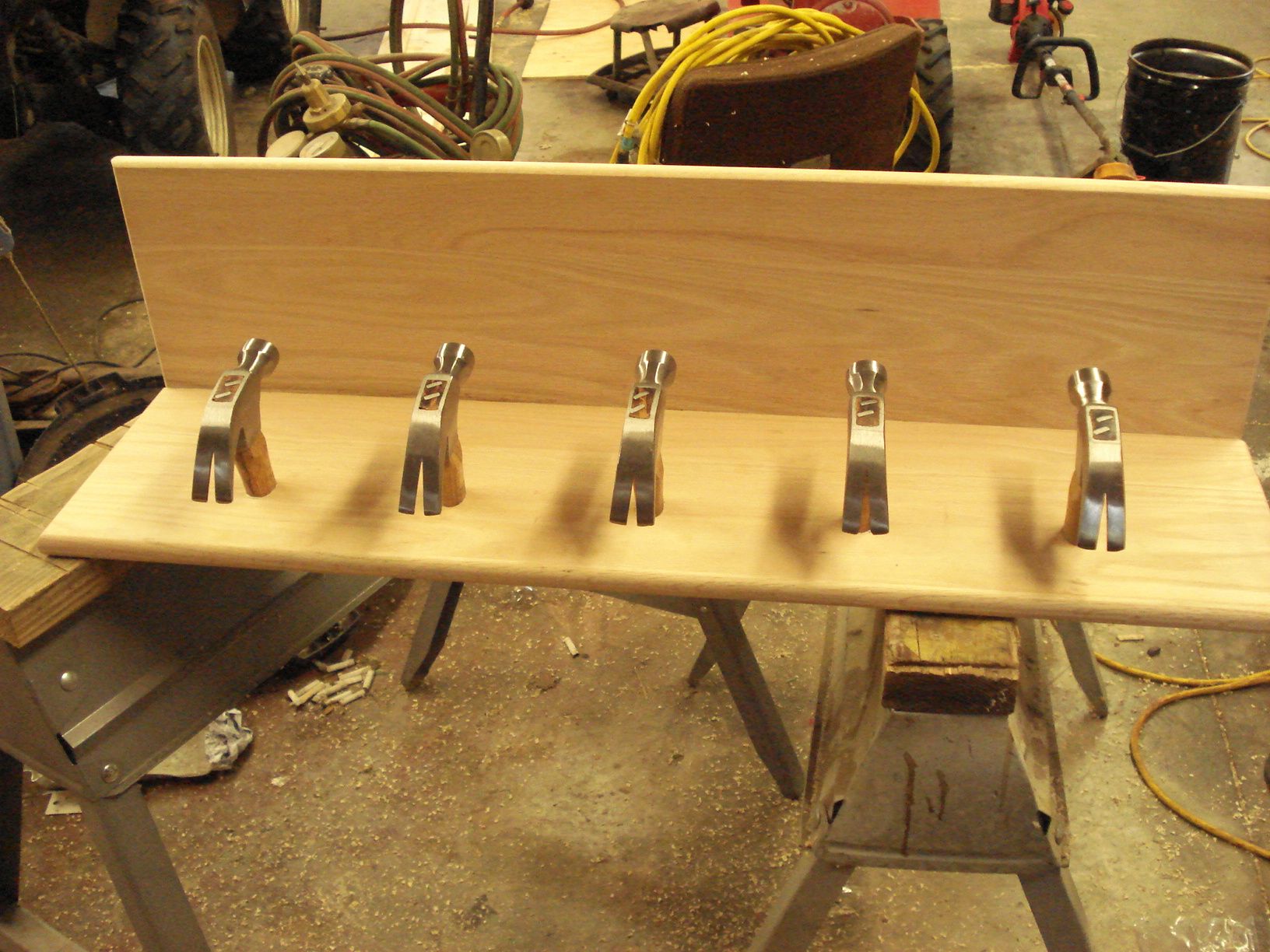 Carpenter Themed Fathers Day Coat Rack : 6 Steps (with Pictures ...