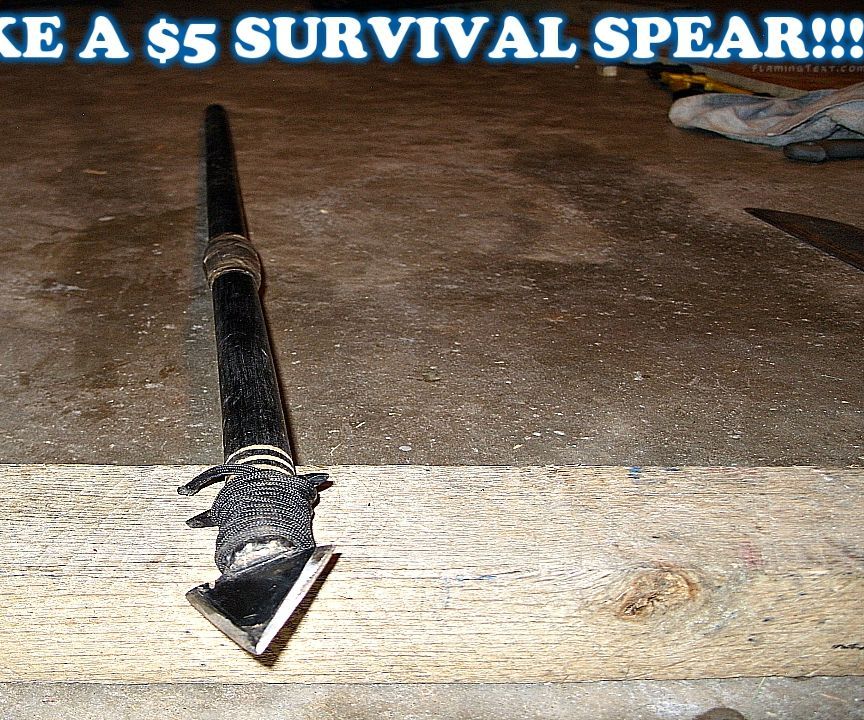 HOW TO MAKE a $5 SURVIVAL SPEAR!!! - Instructables