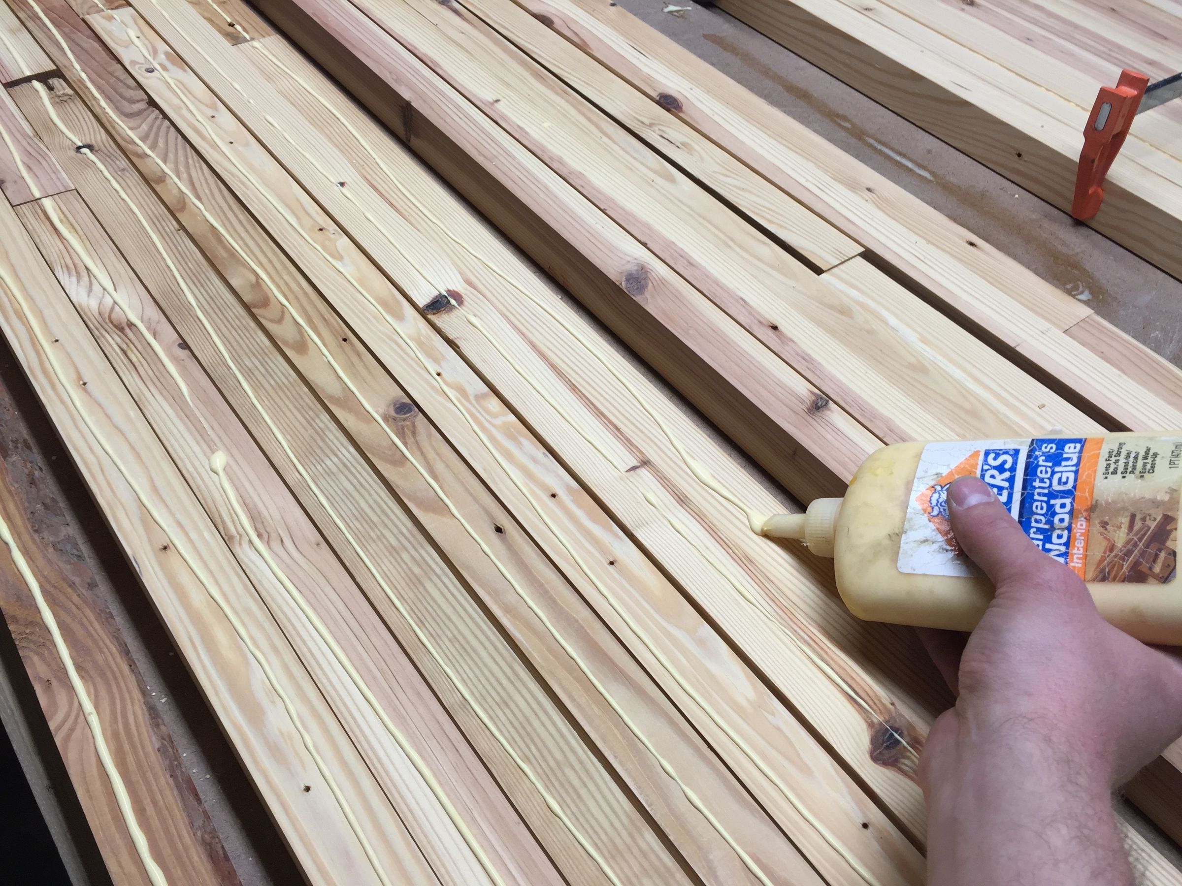 Dining Room Table From Reclaimed Wall Studs : 9 Steps (with Pictures ...