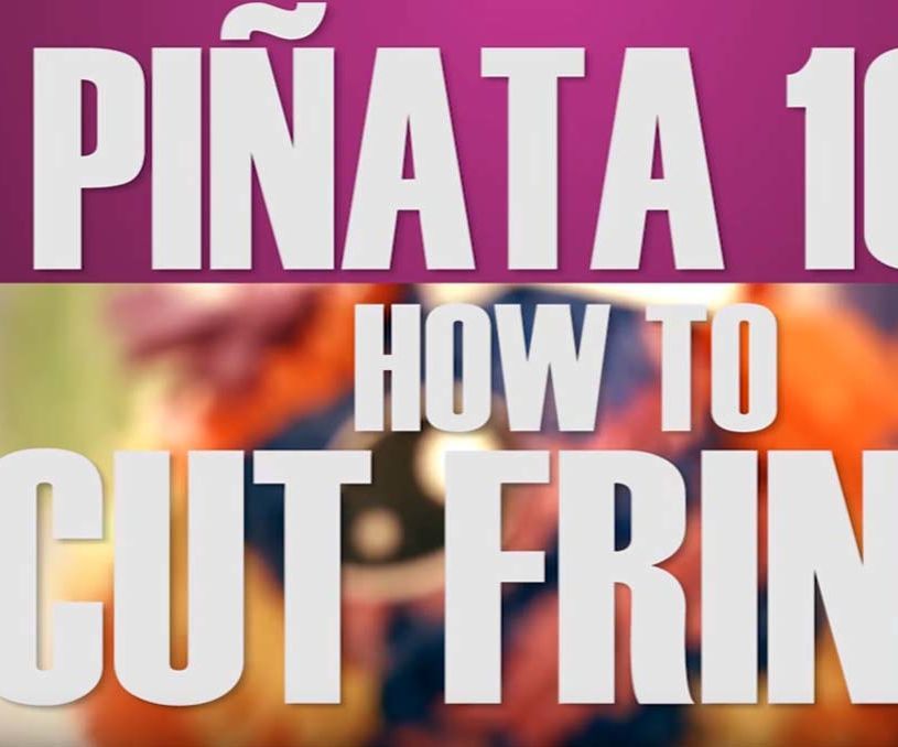 How to Cut Fringe the Way Authentic Pinata Makers Do : 5 Steps (with ...