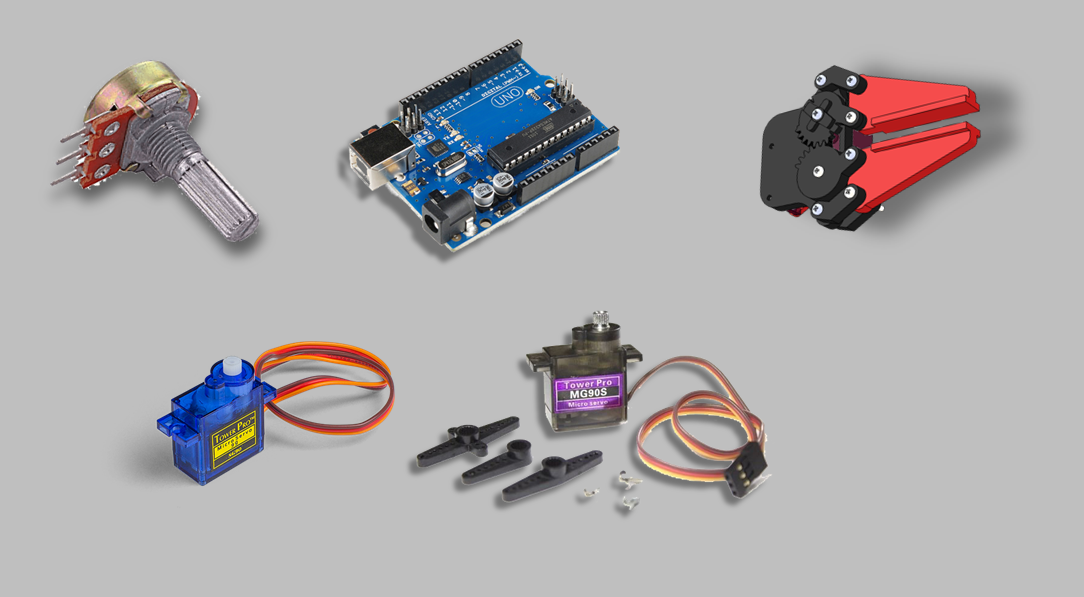 3D Printing: ROBOTIC CLAW WITH ARDUINO : 5 Steps - Instructables