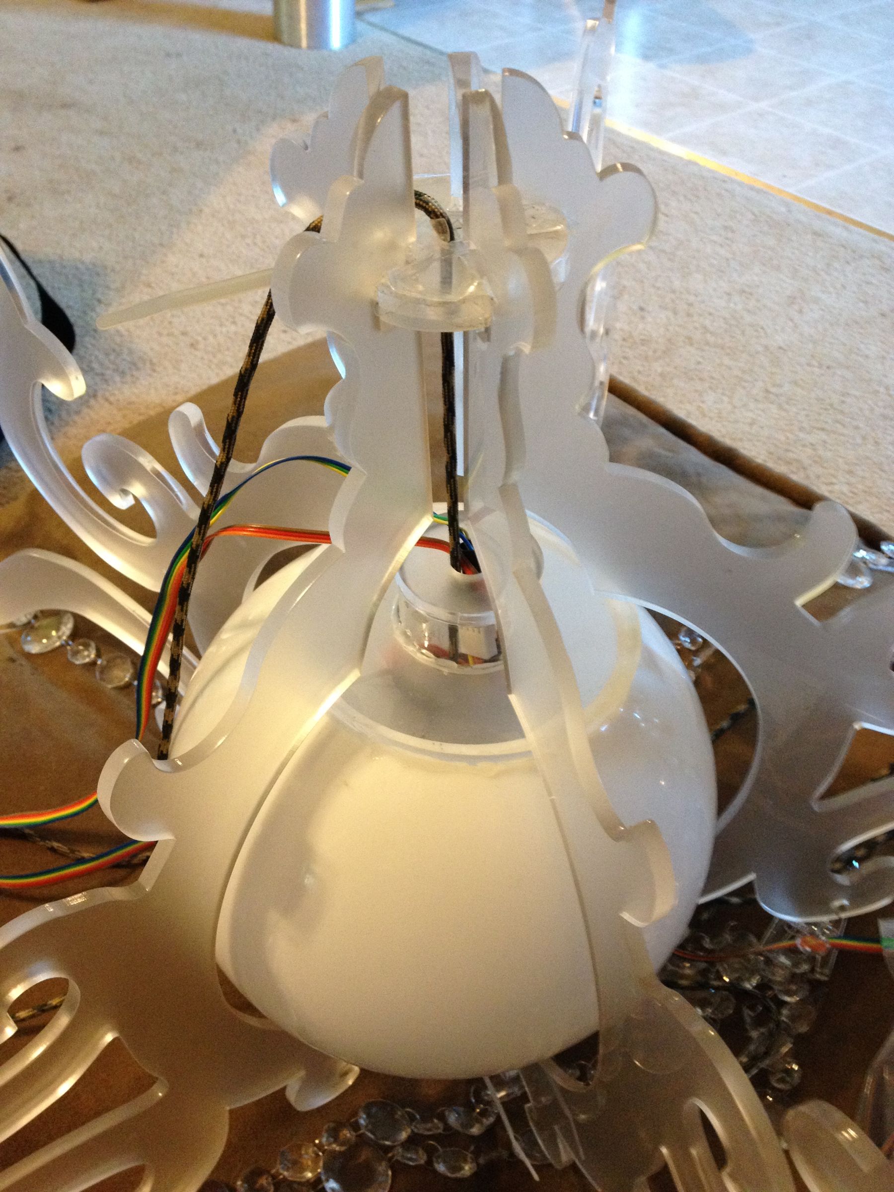 Nagelier: the Chandelier That Nags You to Get Off the Couch : 7 Steps ...