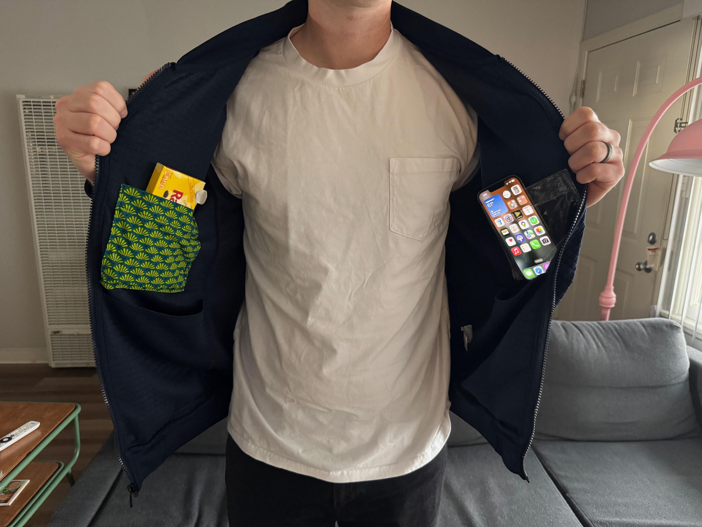 The Ultimate Movie Theater Jacket With 🍿 a Popcorn Holder, 🍫 Snack ...