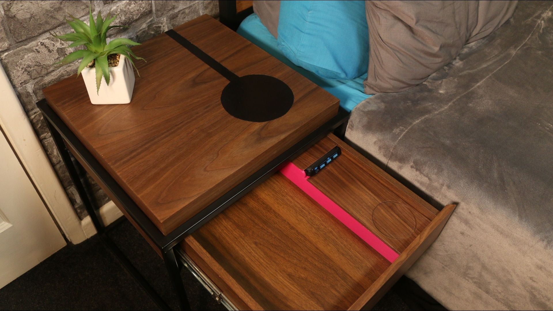 3 DIY Bedside Table Modifications : 12 Steps (with Pictures ...