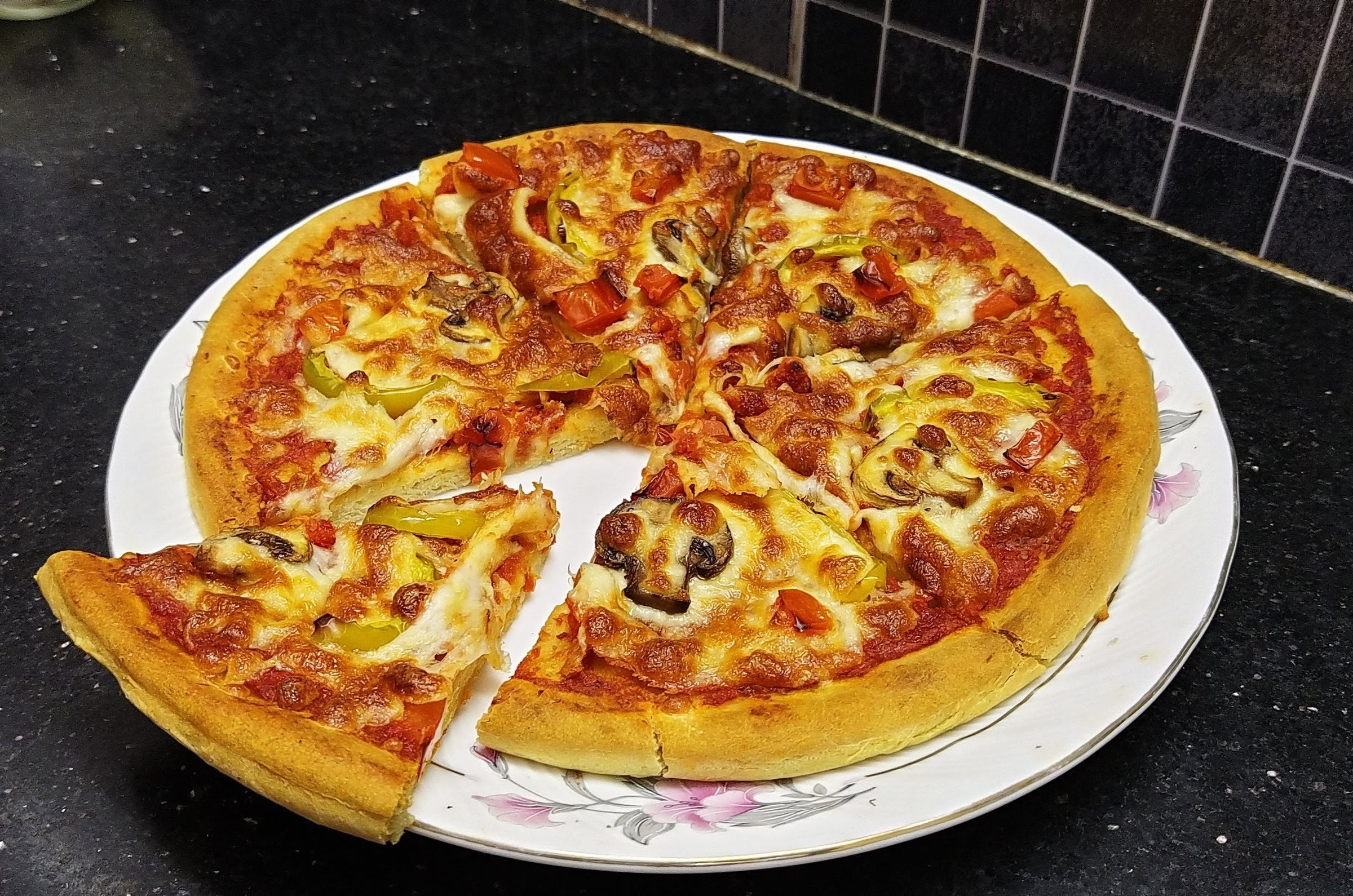 Farm House Pizza - Domino's Style : 17 Steps (with Pictures ...