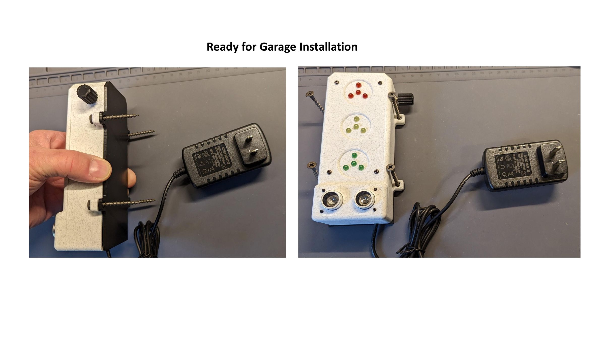 Ultrasonic Garage Parking Sensor LED Stop Light : 8 Steps (with ...