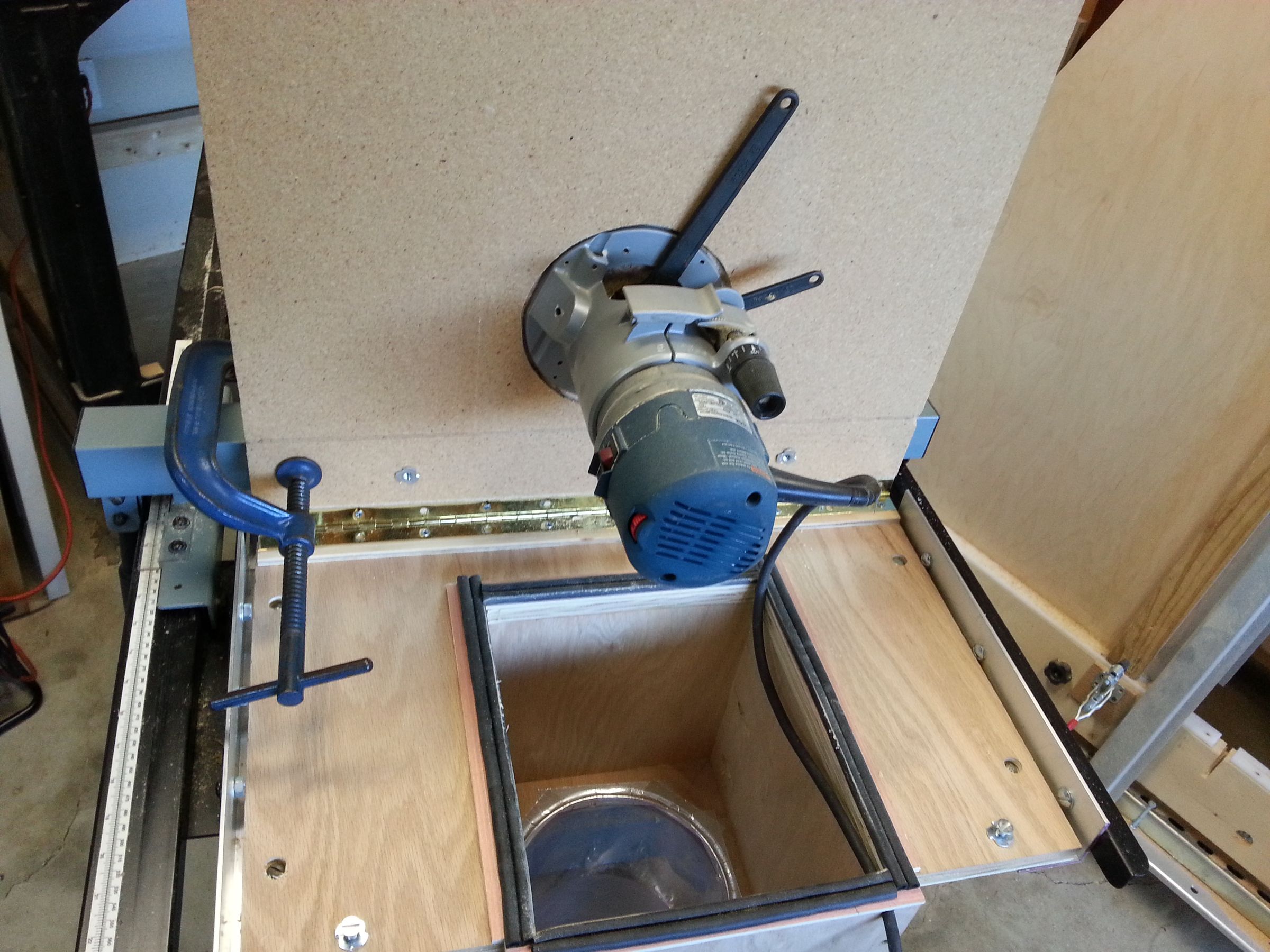 Add a Router Table With Dust Collector to Your Table Saw : 7 Steps ...