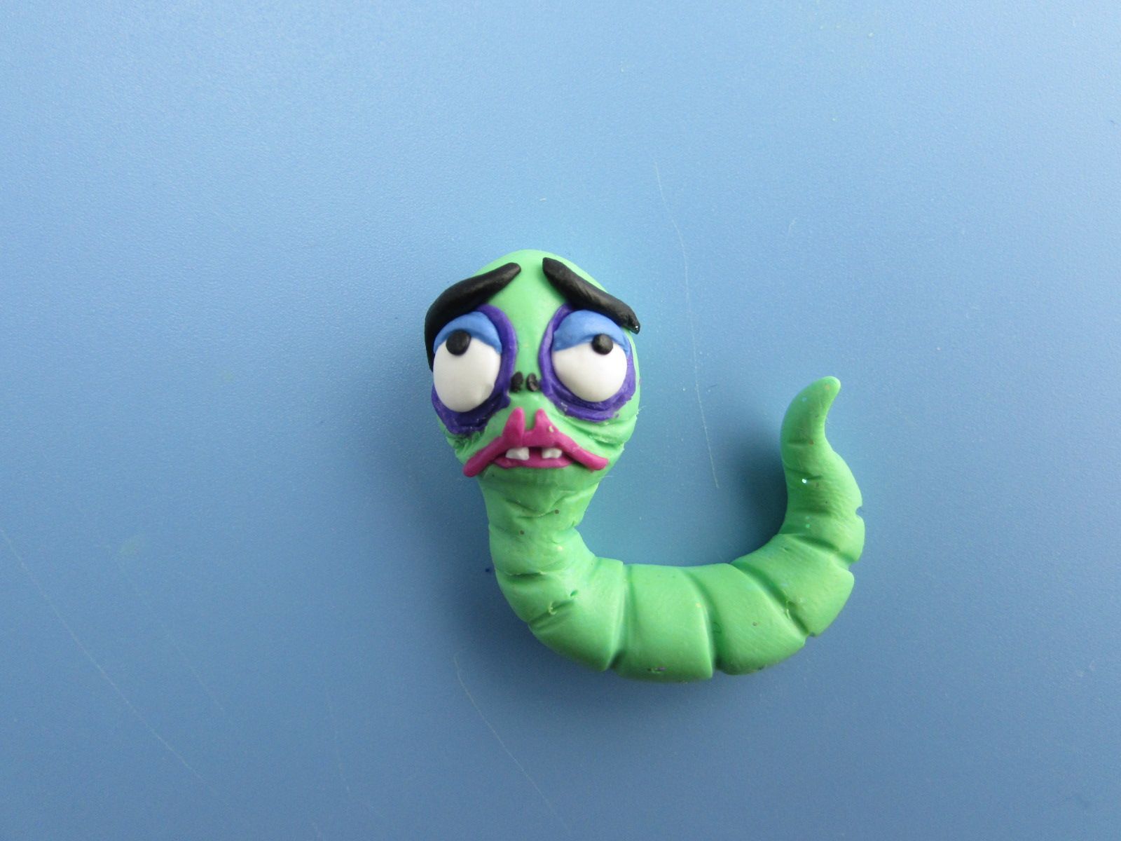 Corpse Bride Worm Bookmark Polymer Clay Tutorial (with Pictures ...