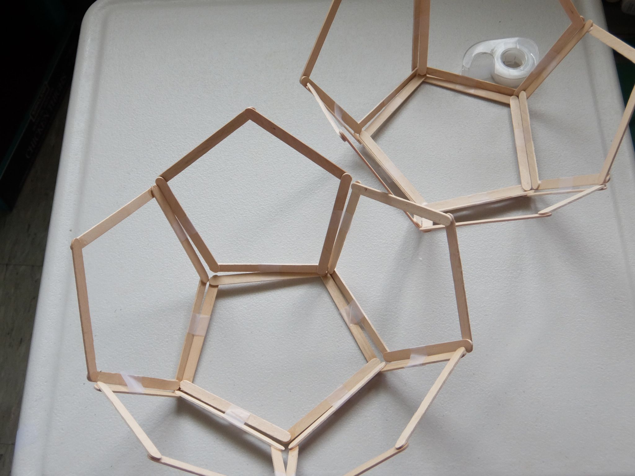 5 Platonic Solids Popsicle Sticks Models DIY : 6 Steps (with Pictures ...