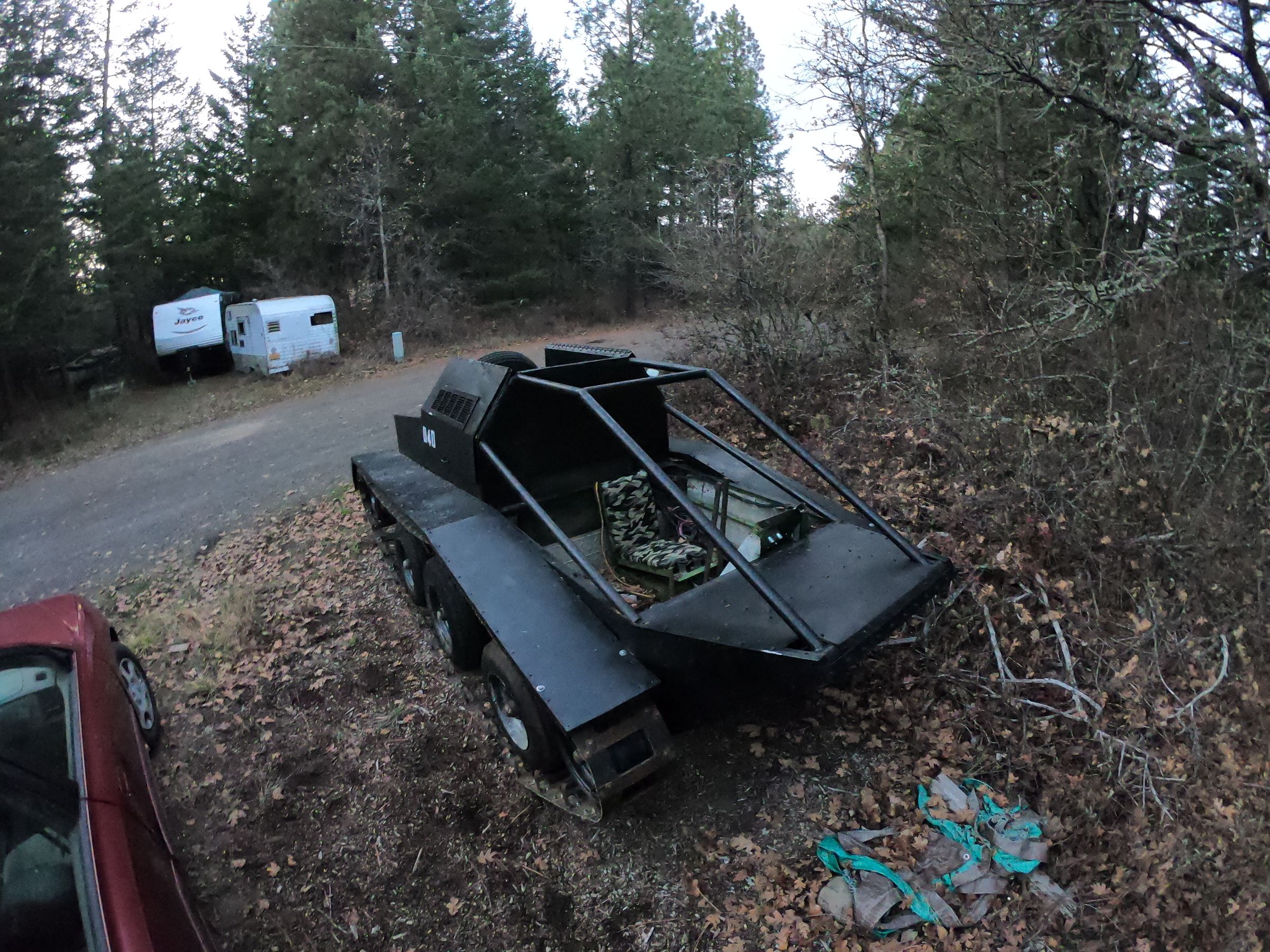 How to Build a Full-sized All-Terrain Tracked Vehicle From Junk (the ...