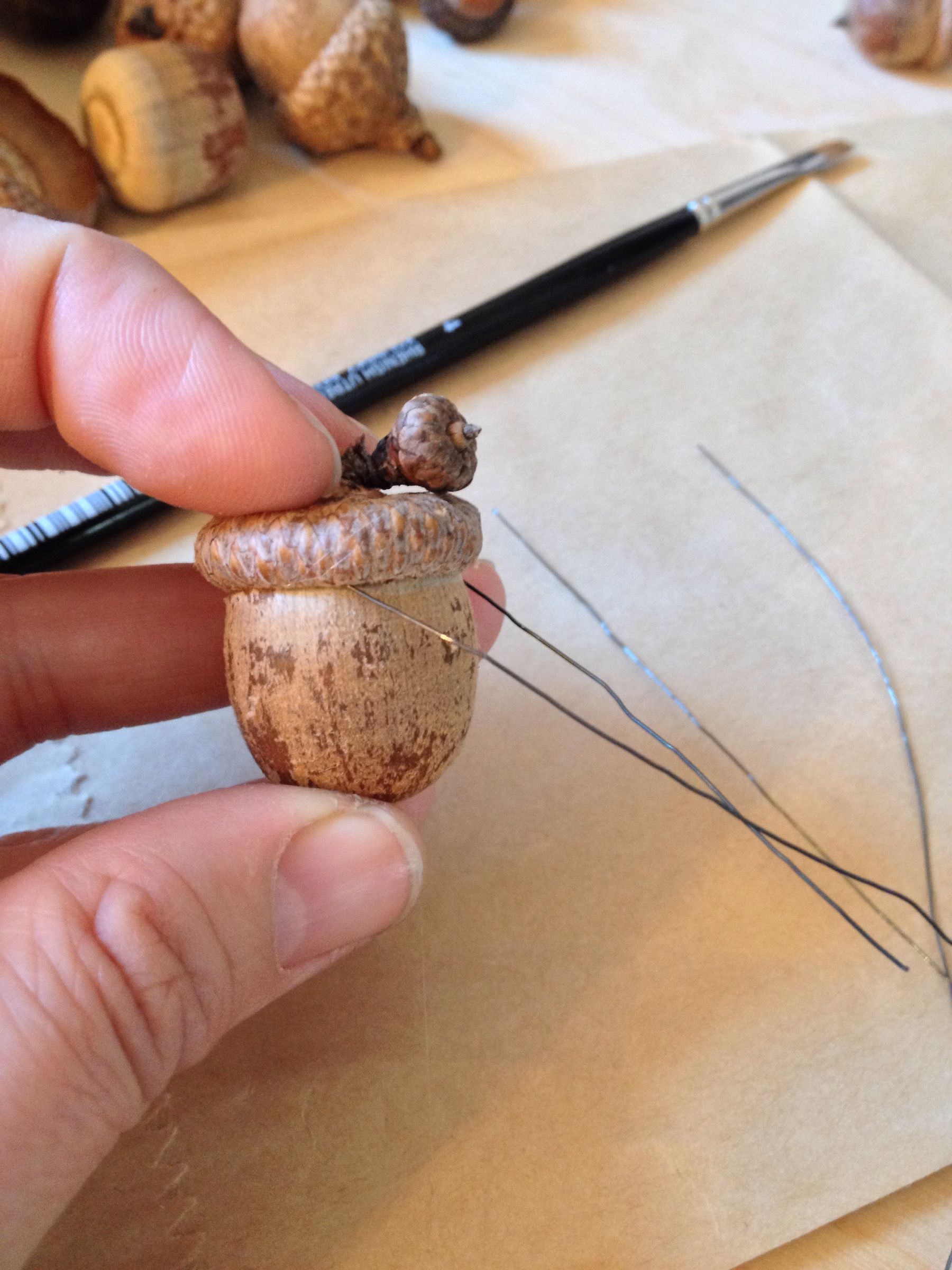 Festive Golden Acorns : 4 Steps - Instructables