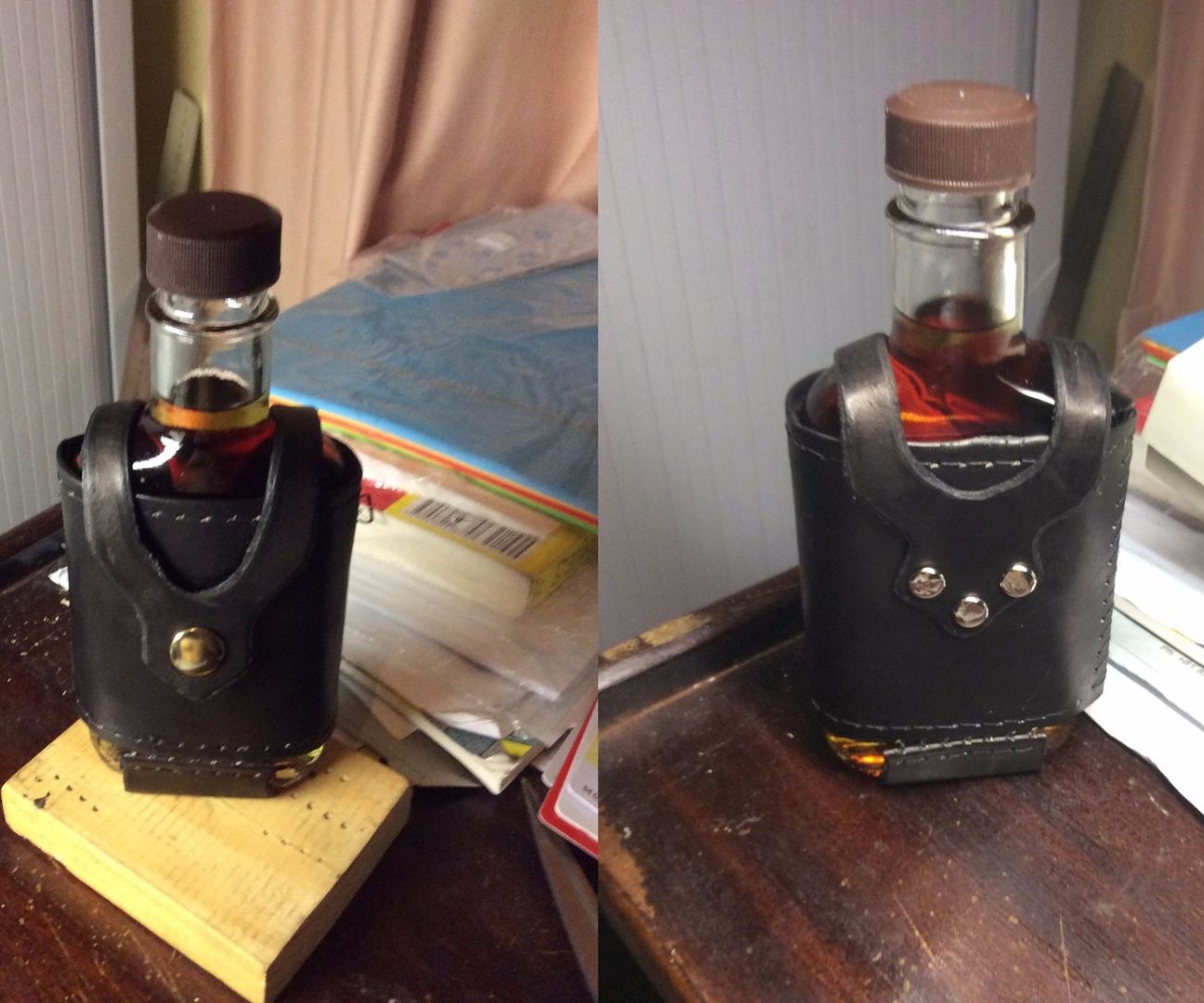 Leather Flask Holder : 9 Steps (with Pictures) - Instructables