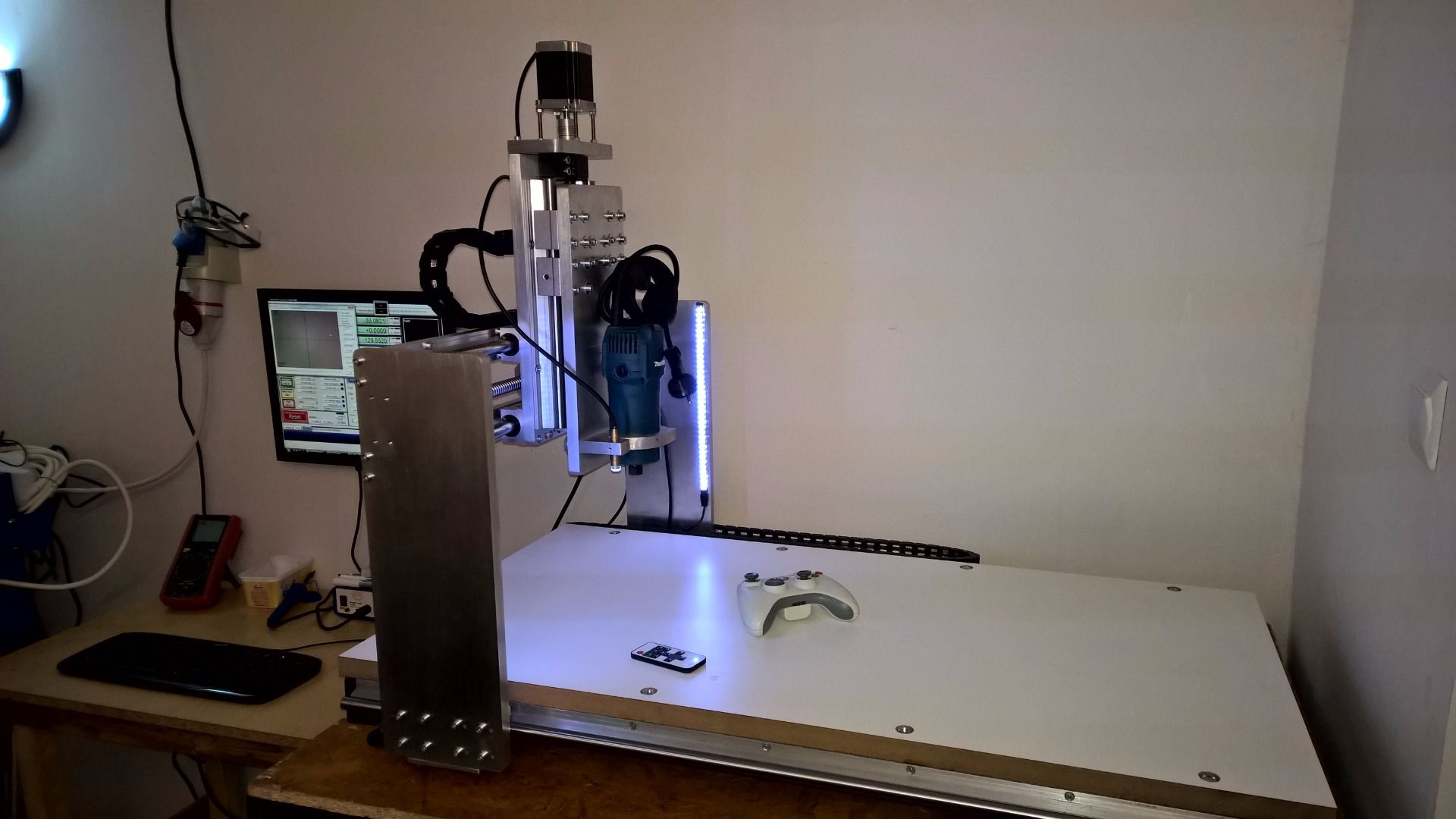 CNC Machine With Camera and LED Backlight : 4 Steps - Instructables