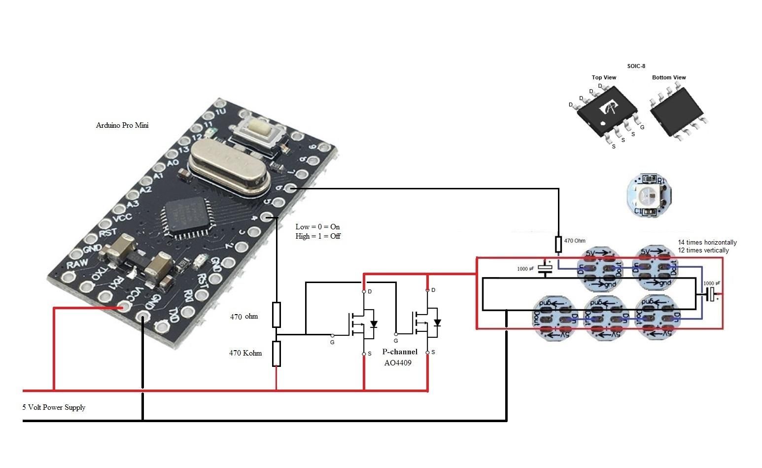 WS2812B Reducing Power Consumption. - Instructables