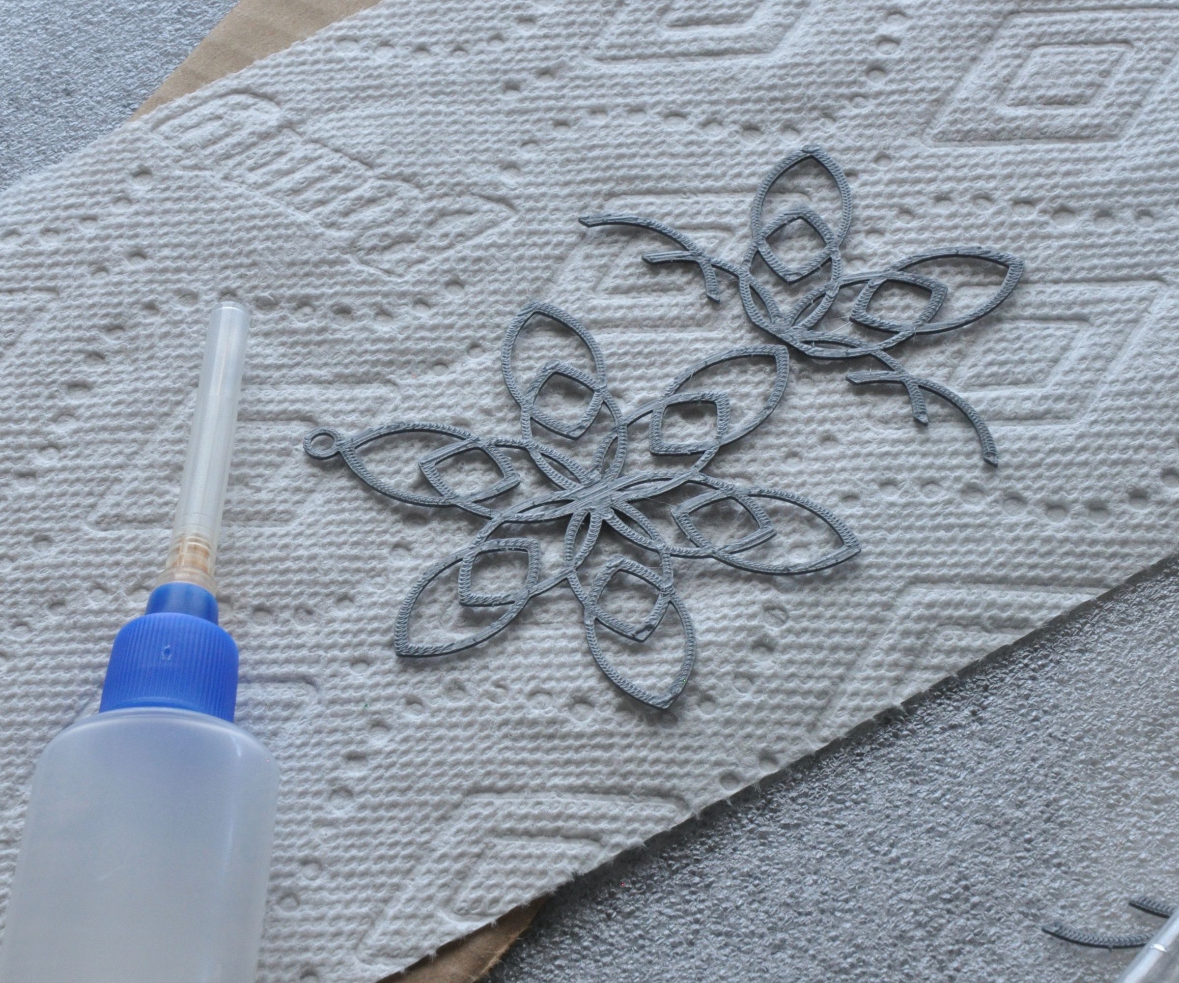 How to Make a 3D Printed 6 Pointed Snowflake : 8 Steps (with Pictures ...