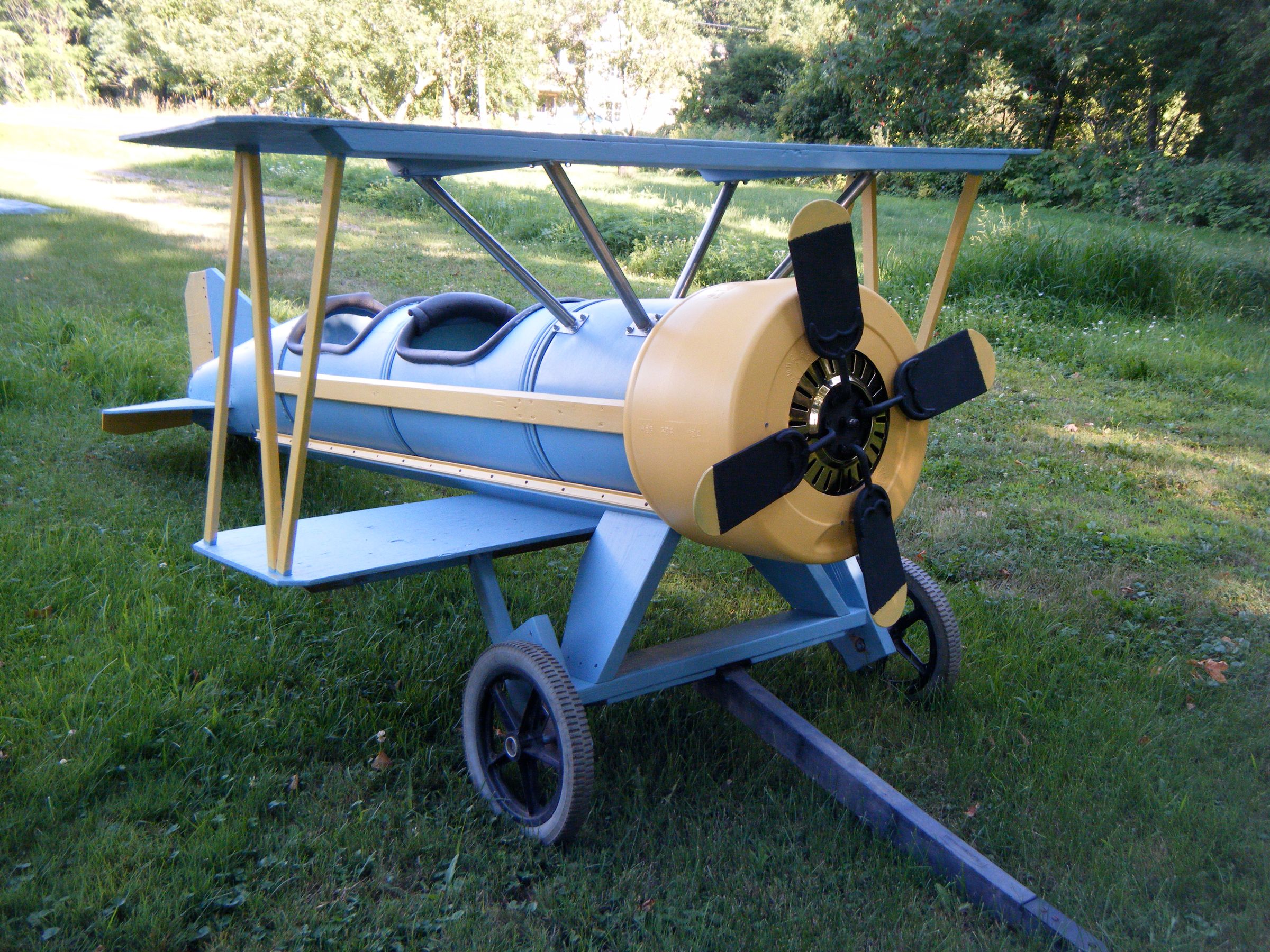 Cardboard Barrel Biplane. the Flyin' Lion : 23 Steps (with Pictures ...
