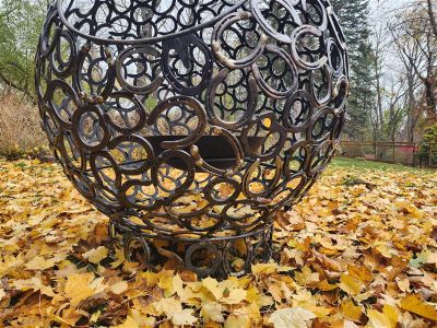 A Better Way to Make a Steel Sphere for Firepits or Decoration : 4 ...