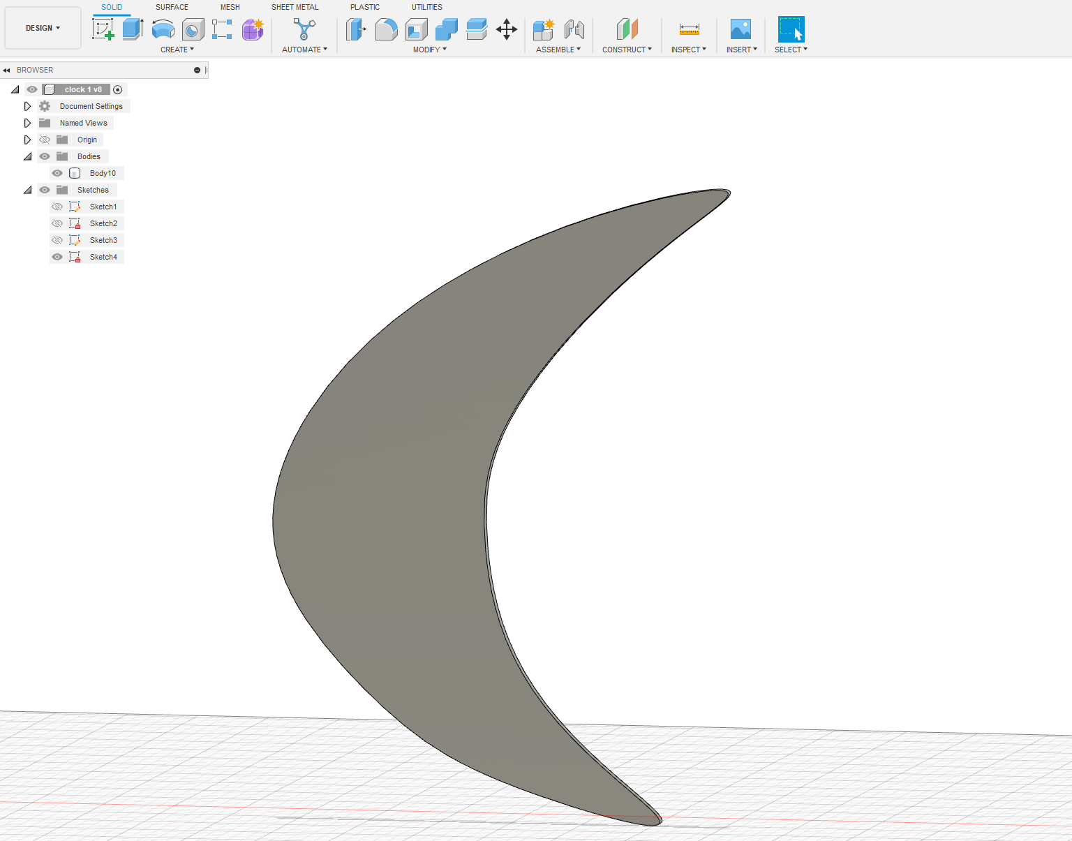 3D Printed Futuristic Space Age Wall Clock : 14 Steps (with Pictures ...