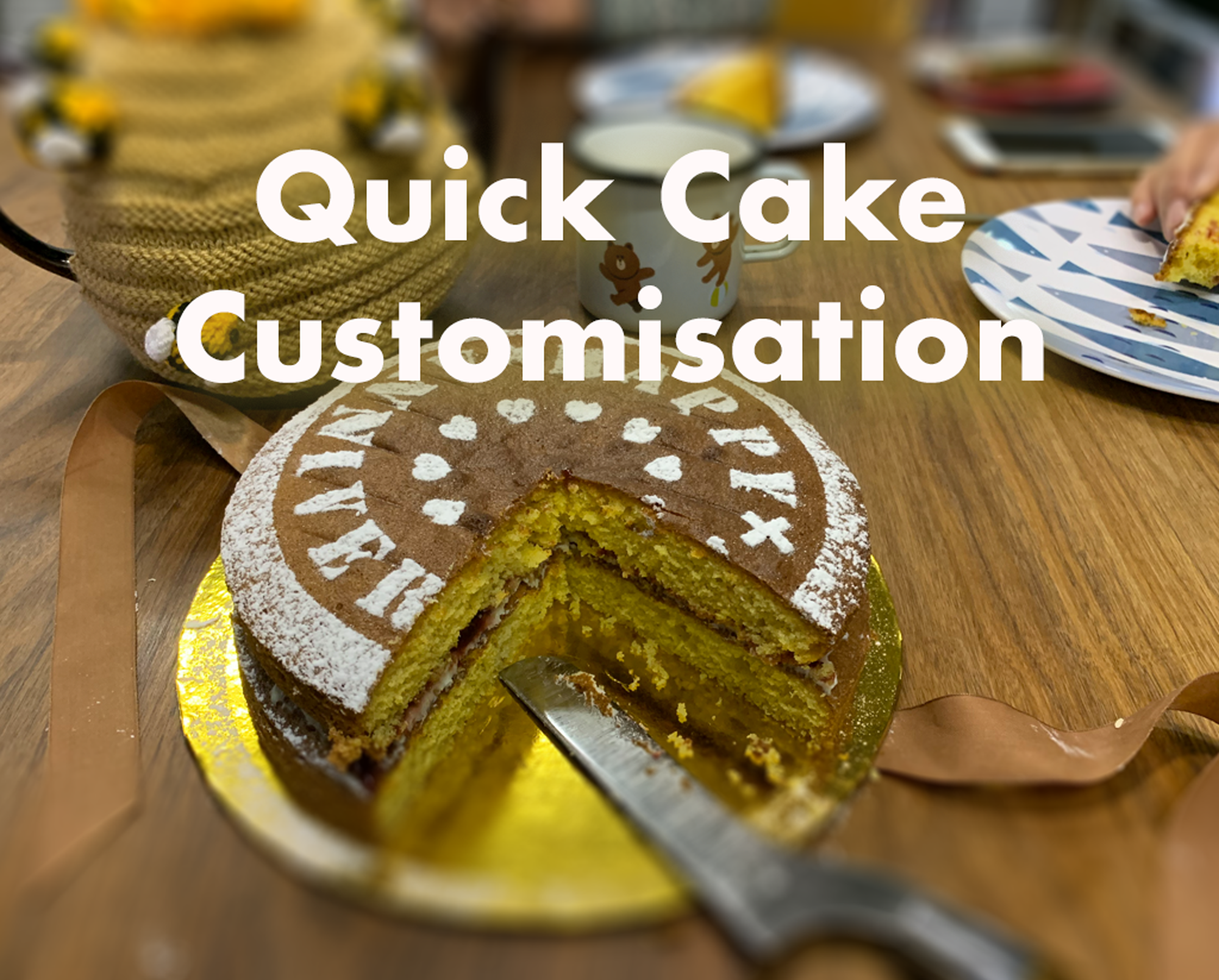 Quick Cake Customisation! : 6 Steps - Instructables