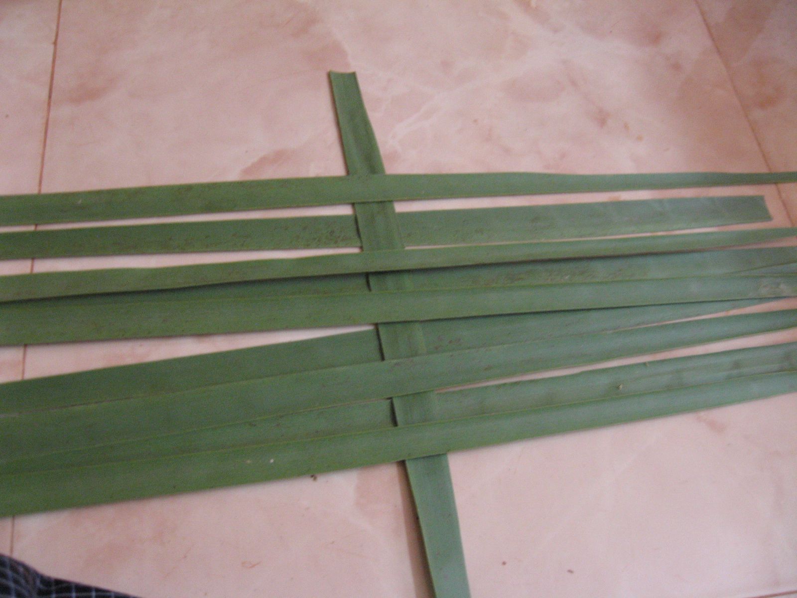 How to Weave a Small Mat From Coconut Leaves : 4 Steps (with Pictures ...