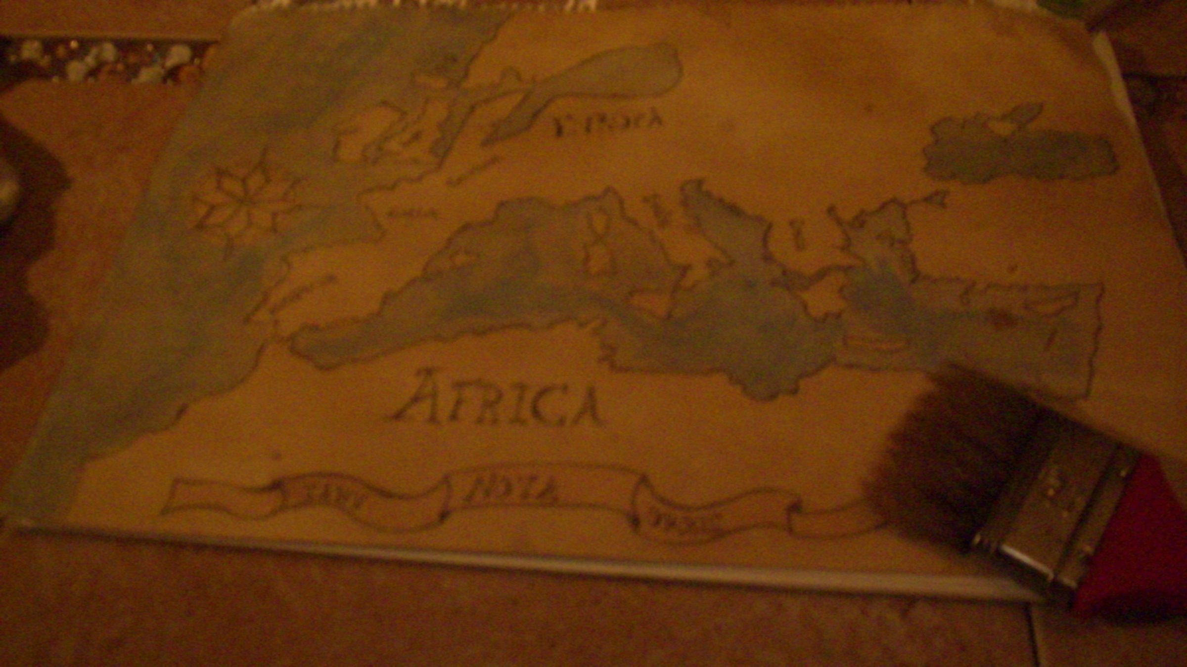 Old Looking Map Made With Coffee : 3 Steps - Instructables