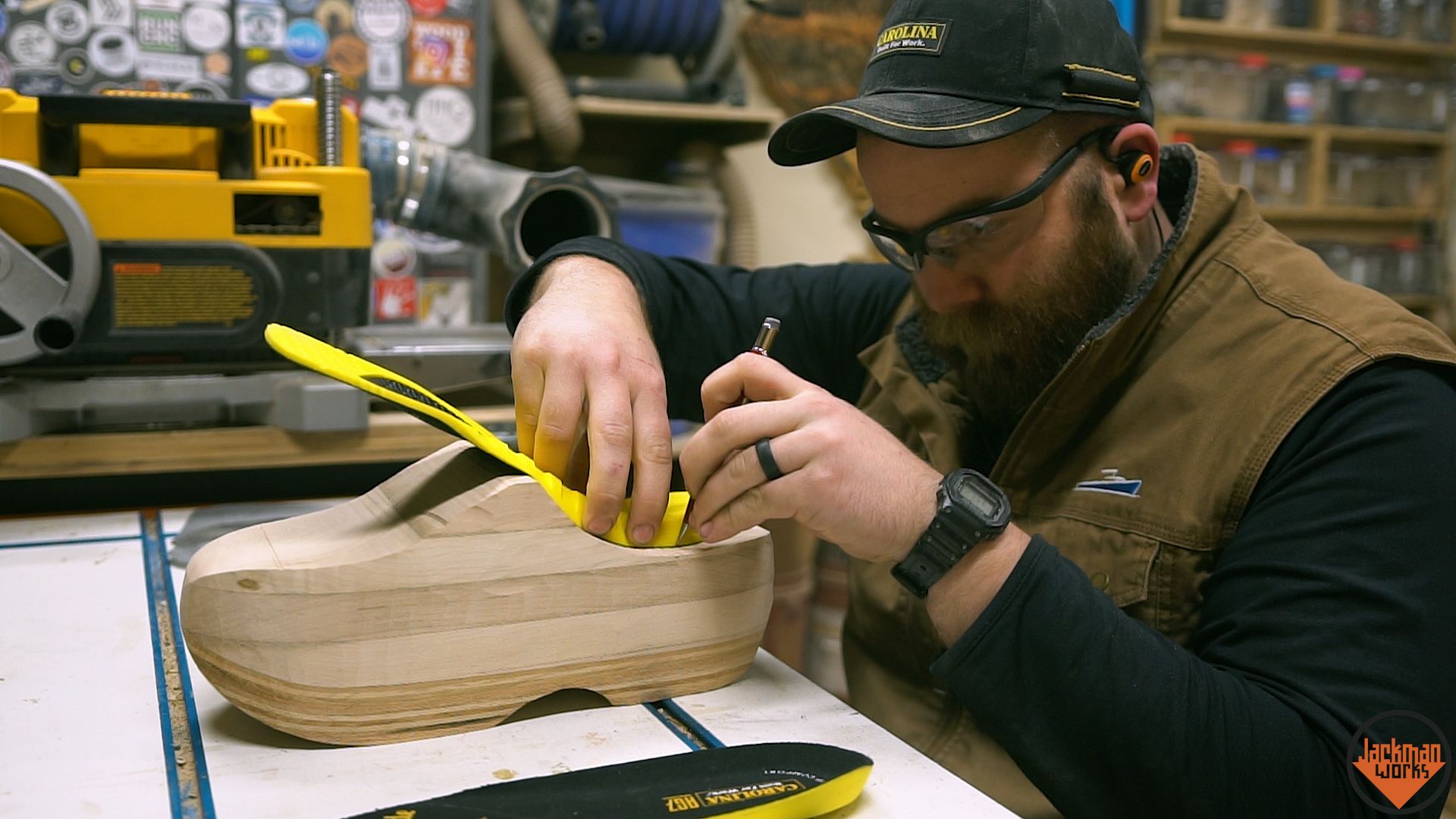 Pallet Wood Clog Work Boots (with a Wheel in the Heel!) : 21 Steps ...