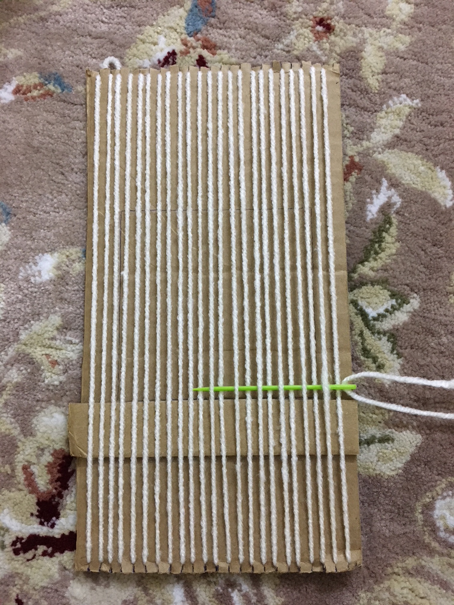 Woven Coasters Using Cardboard As a Loom : 8 Steps (with Pictures ...