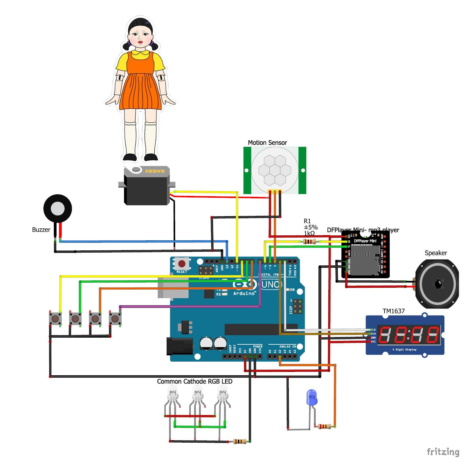 Jogo Roleta De Leds Shot Game Arduino Jogo 05 ~ Squids Arduino
