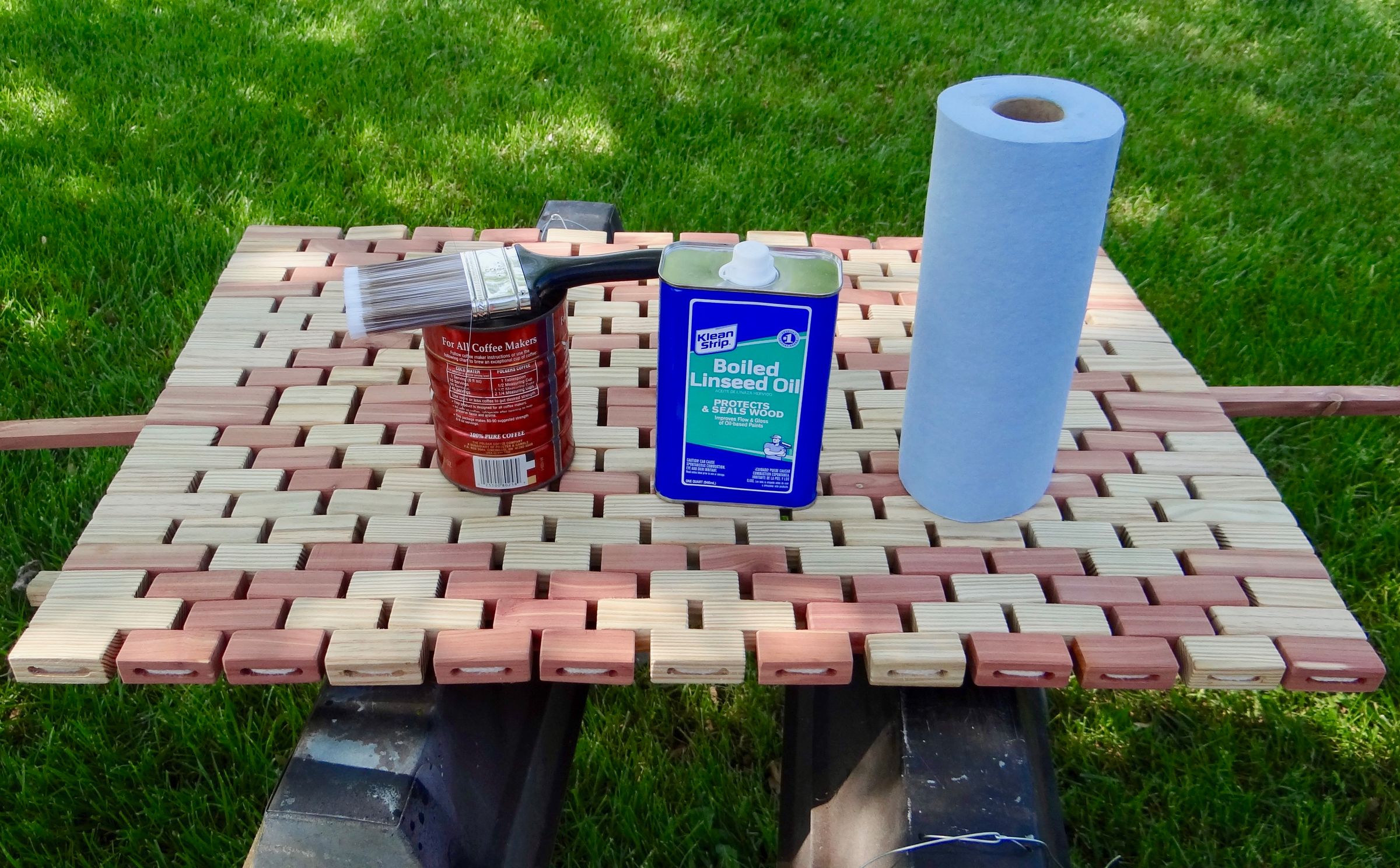 Mosaic Wooden Rope Mat : 8 Steps (with Pictures) - Instructables