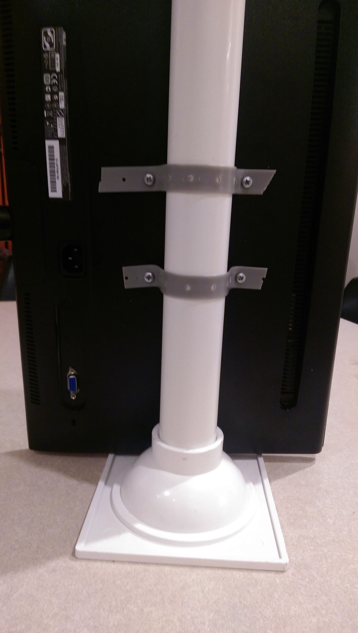 DIY PVC Monitor Mount (~$20) : 5 Steps - Instructables
