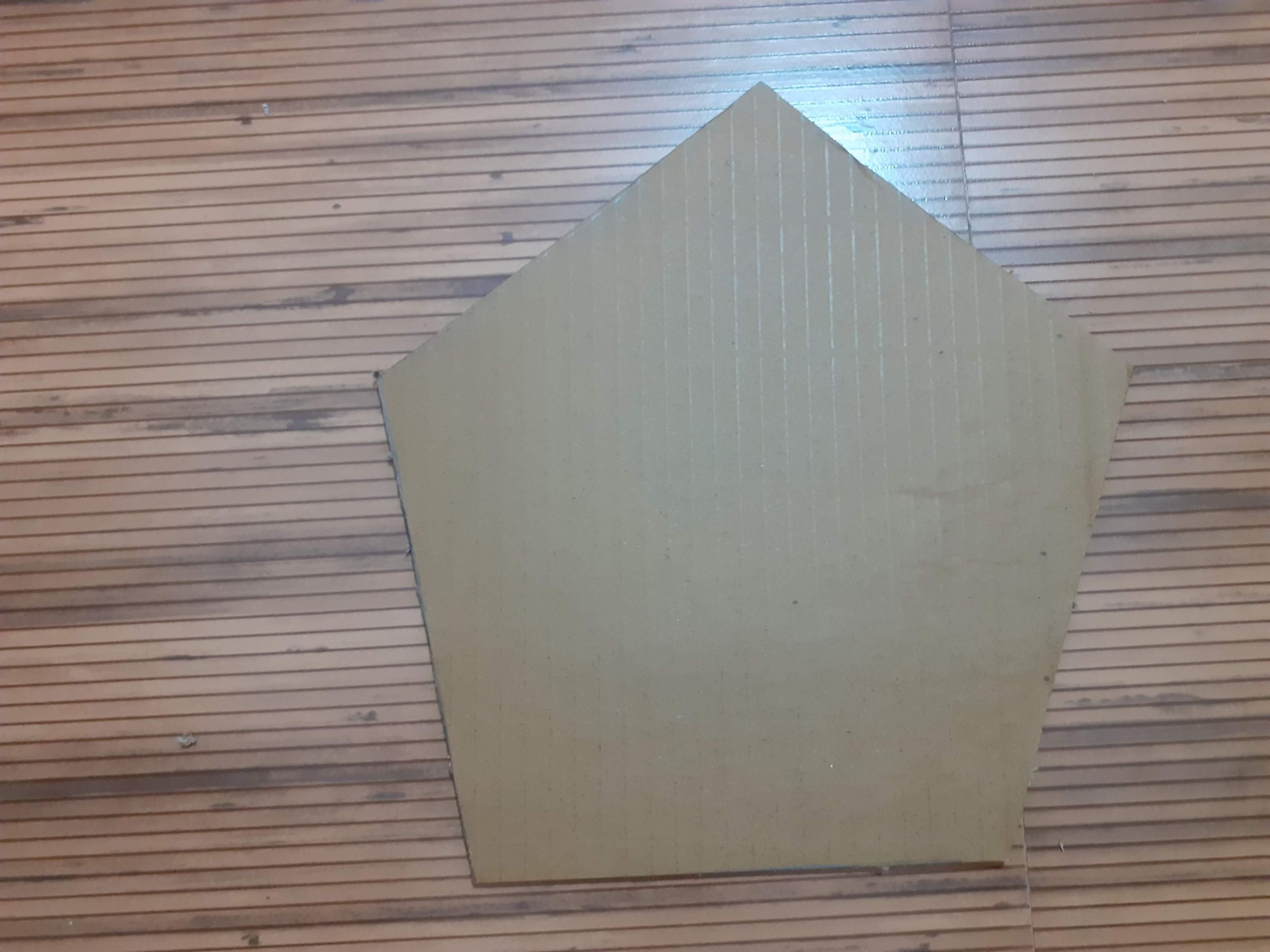 Cardboard Pentagon Table Lamp : 6 Steps (with Pictures) - Instructables